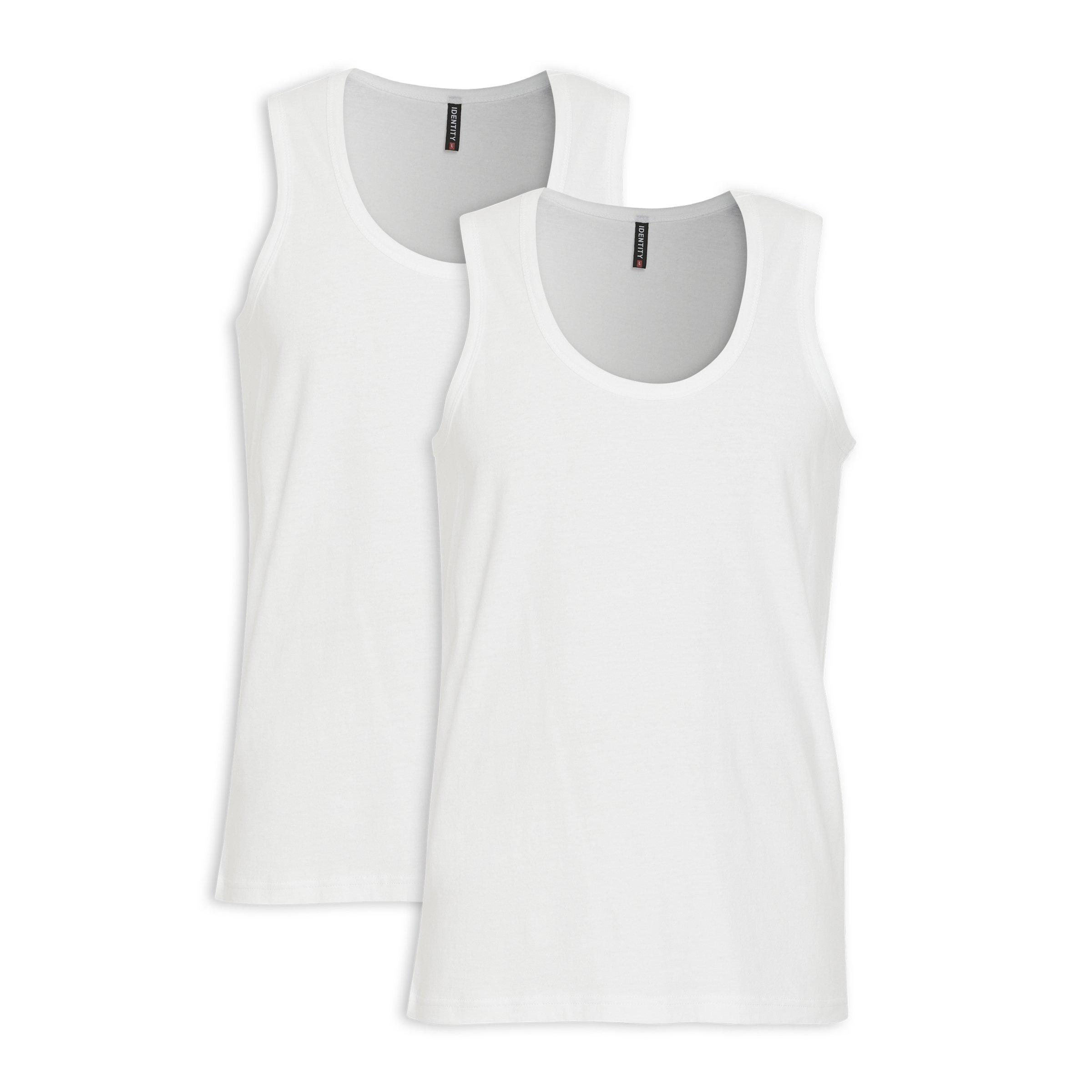 2-pack White Vests (3222493) | Identity