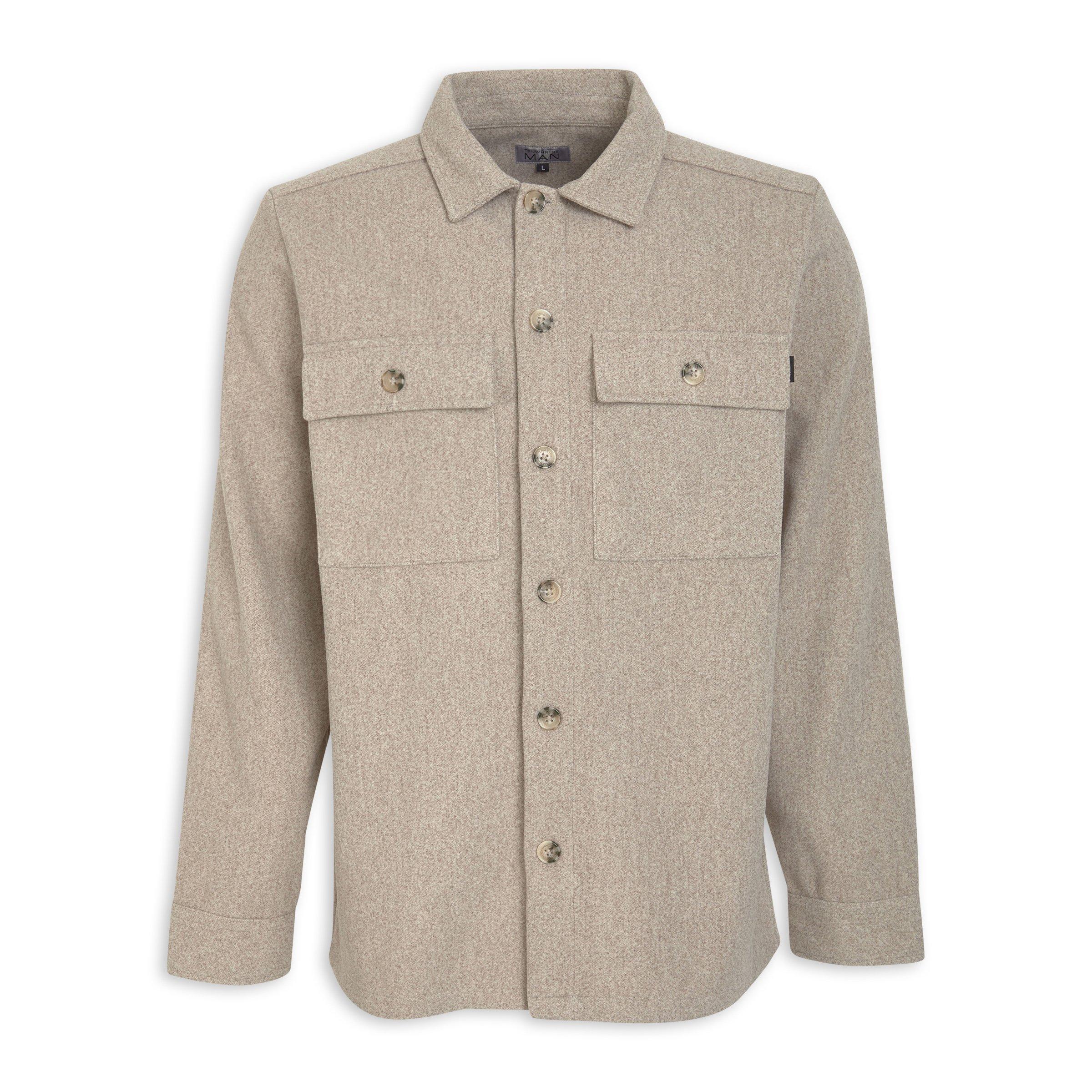 Beige Shacket (3222522) | Truworths Man