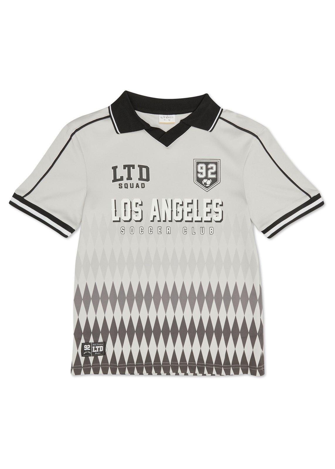 Boys Grey Soccer T-shirt (3222944) | LTD Kids