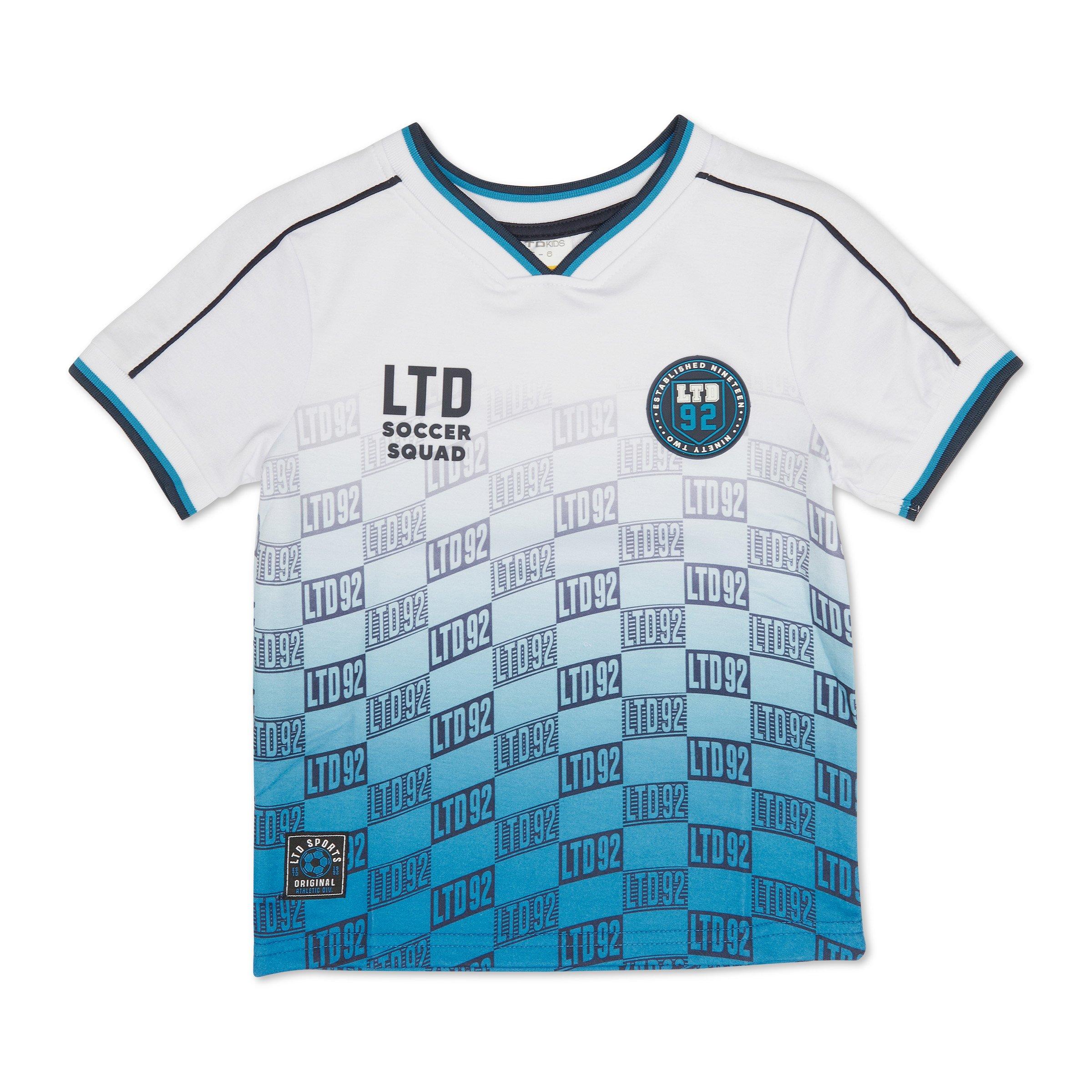 Kid Boys Turquoise Soccer T-Shirt (3223279) | LTD Kids