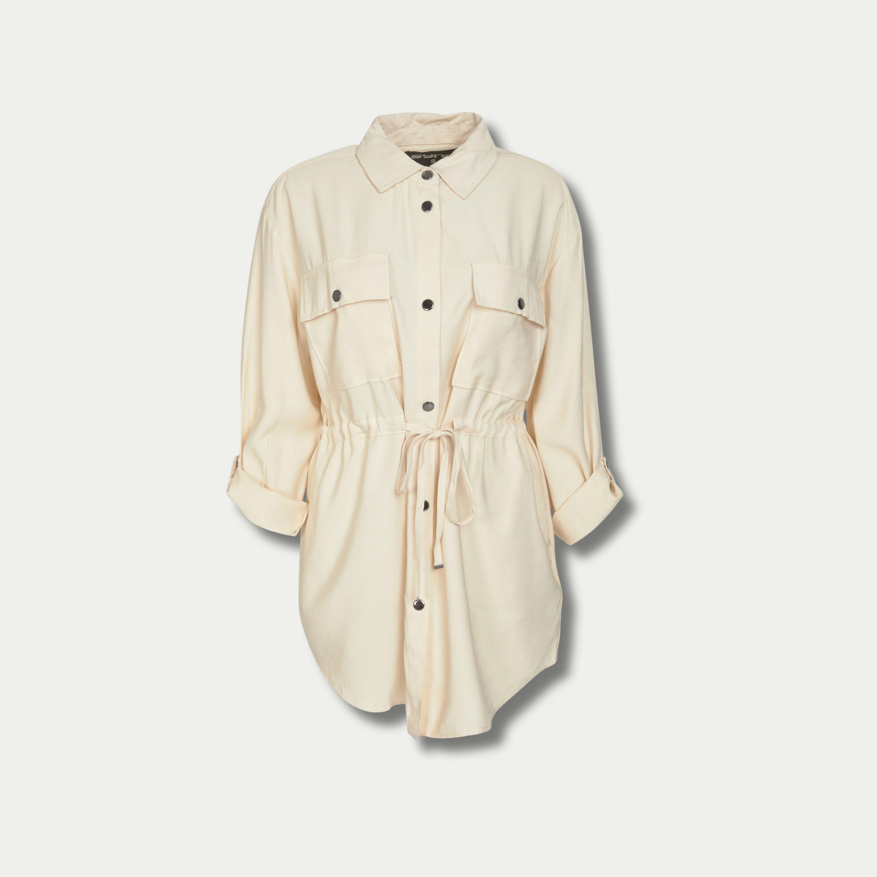 Beige Utility Dress (3223351) | Identity X Sync