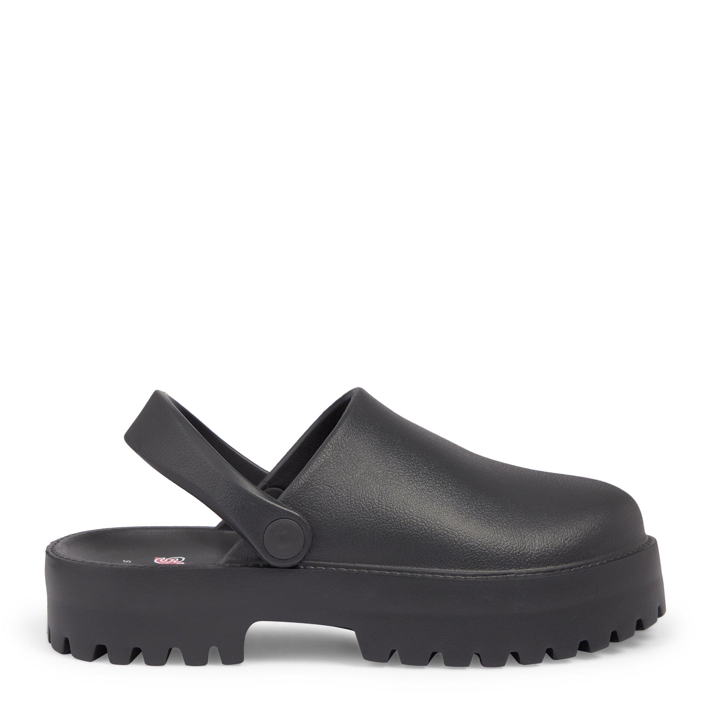 Black Platform Mule Clogs (3224066) | Identity X Sync