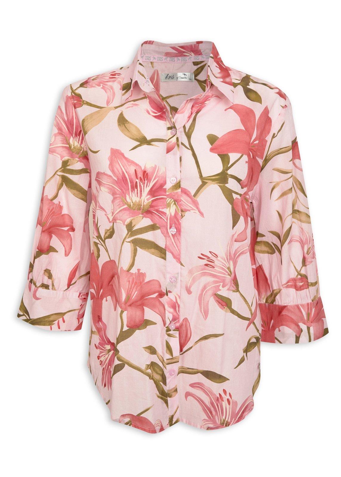 Pink Floral Print Shirt (3224138) | TRS