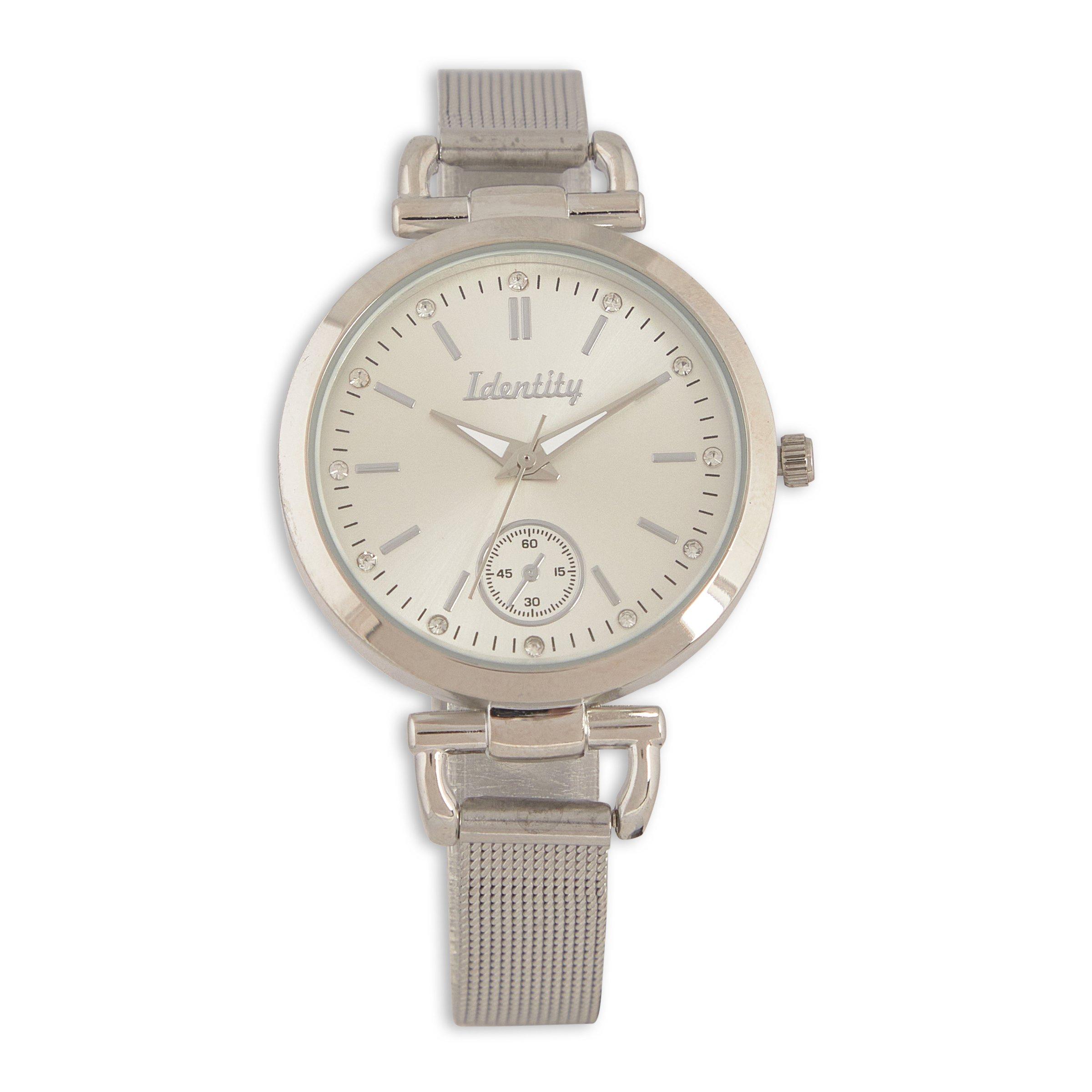 Silver Mesh Strap Watch (3224377) | Identity