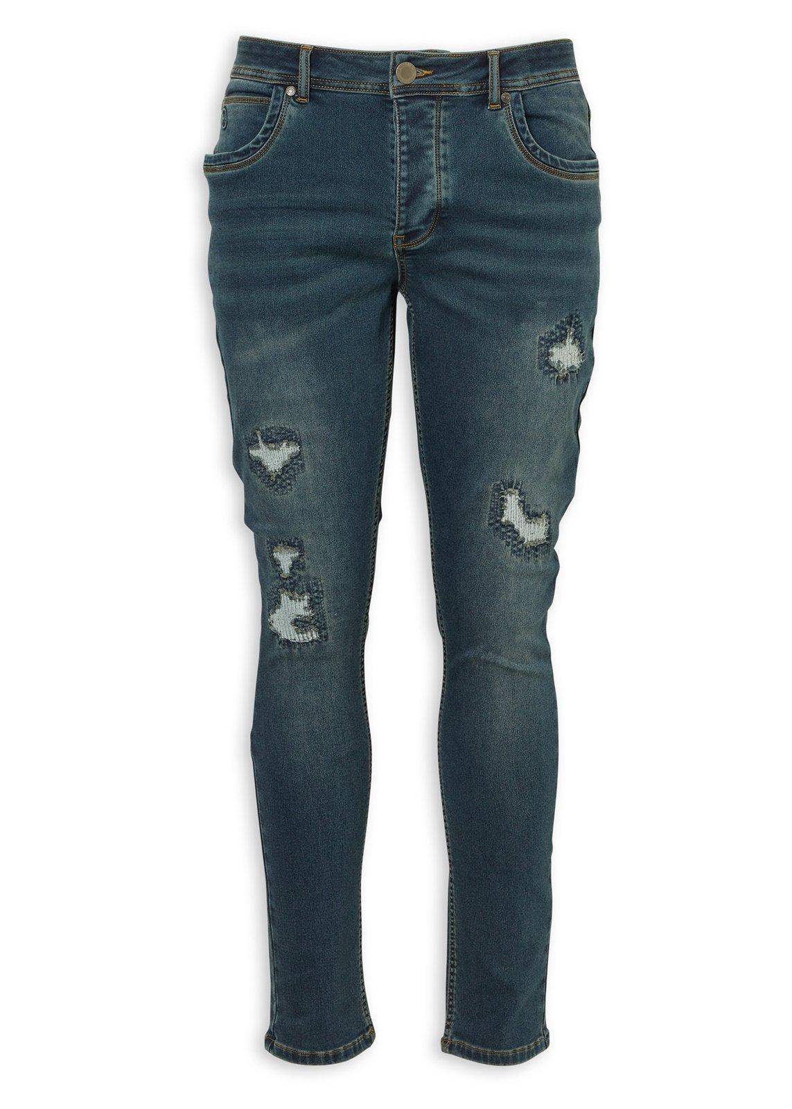 Indigo Ripped Super Skinny Jeans (3224404) | Hemisphere
