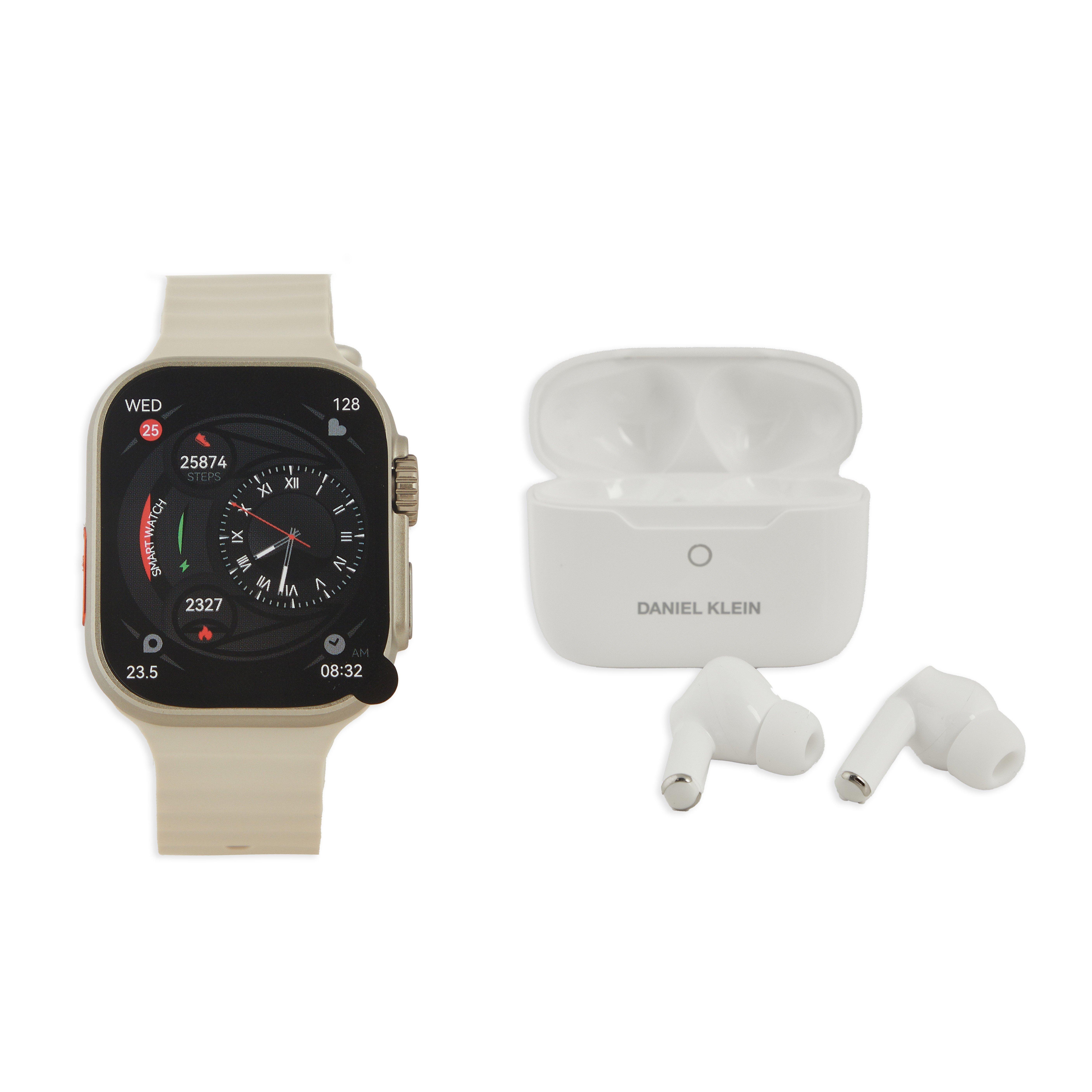 Ecru Silicone Smart Watch Set (3224517) | Daniel Klein