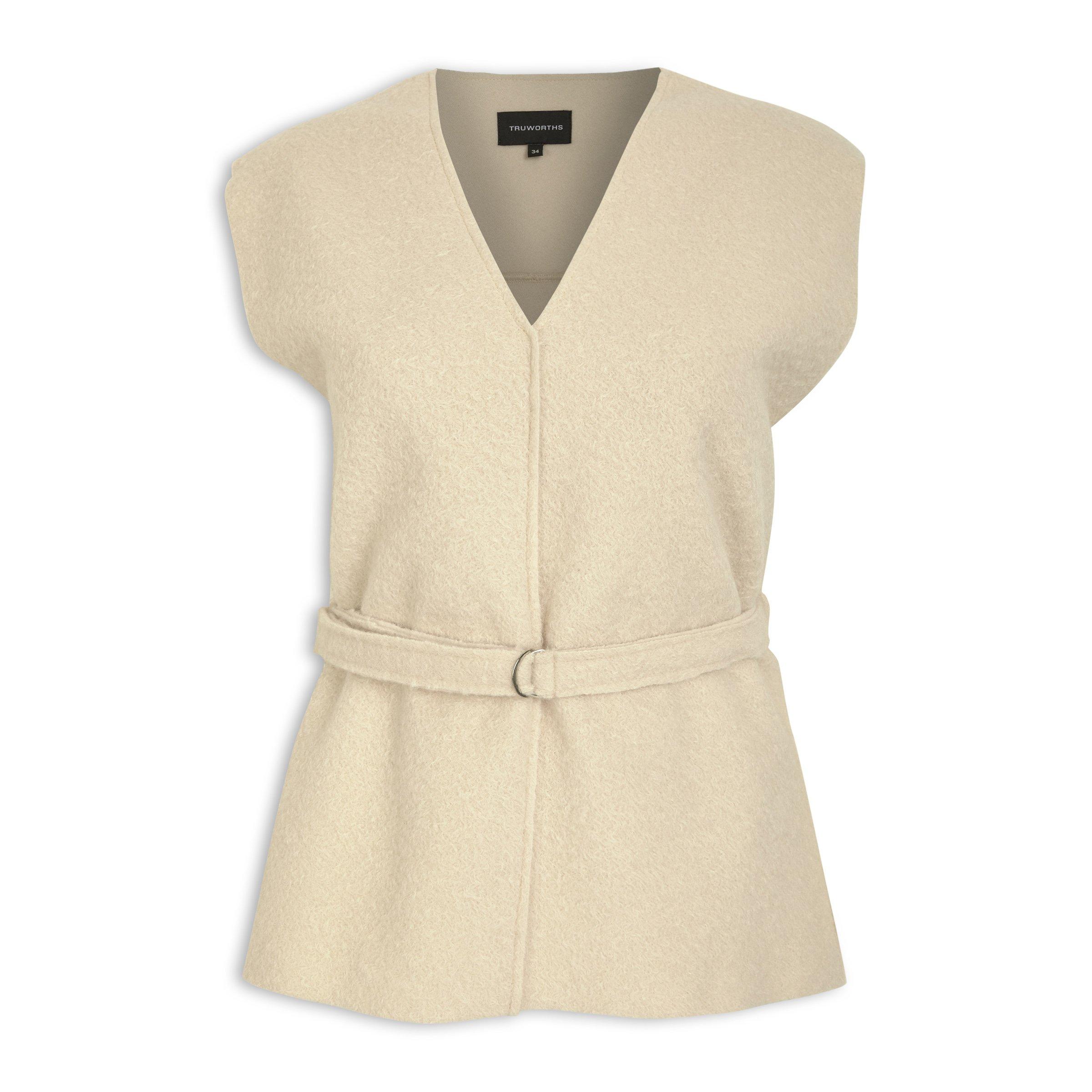 Beige Tabard with Tie Belt (3224951) | Truworths