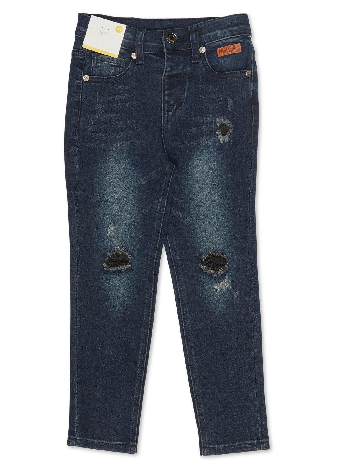 Kid Boys Indigo Ripped Skinny Jeans (3225008) | LTD Kids