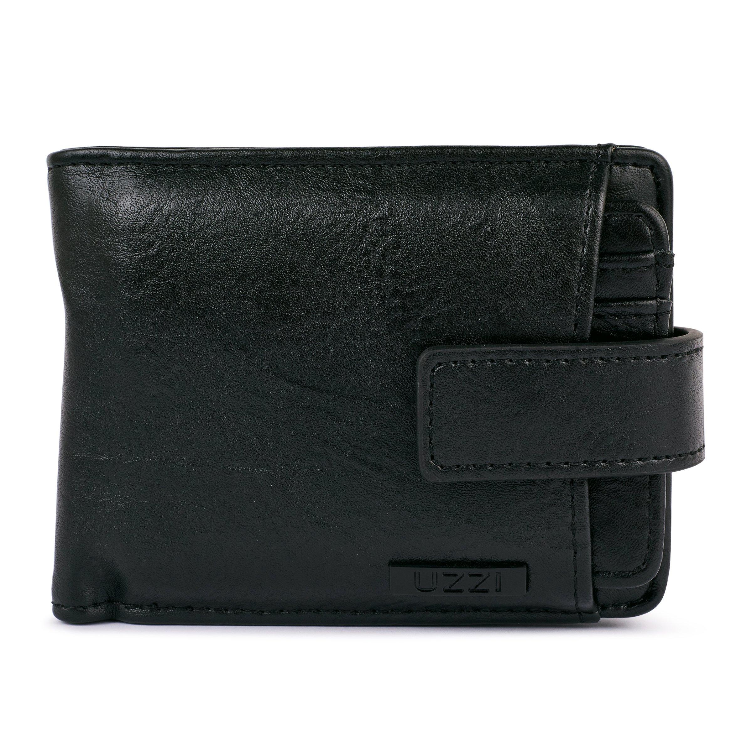 Black Crushed Outerclip Wallet (3225057) | UZZI