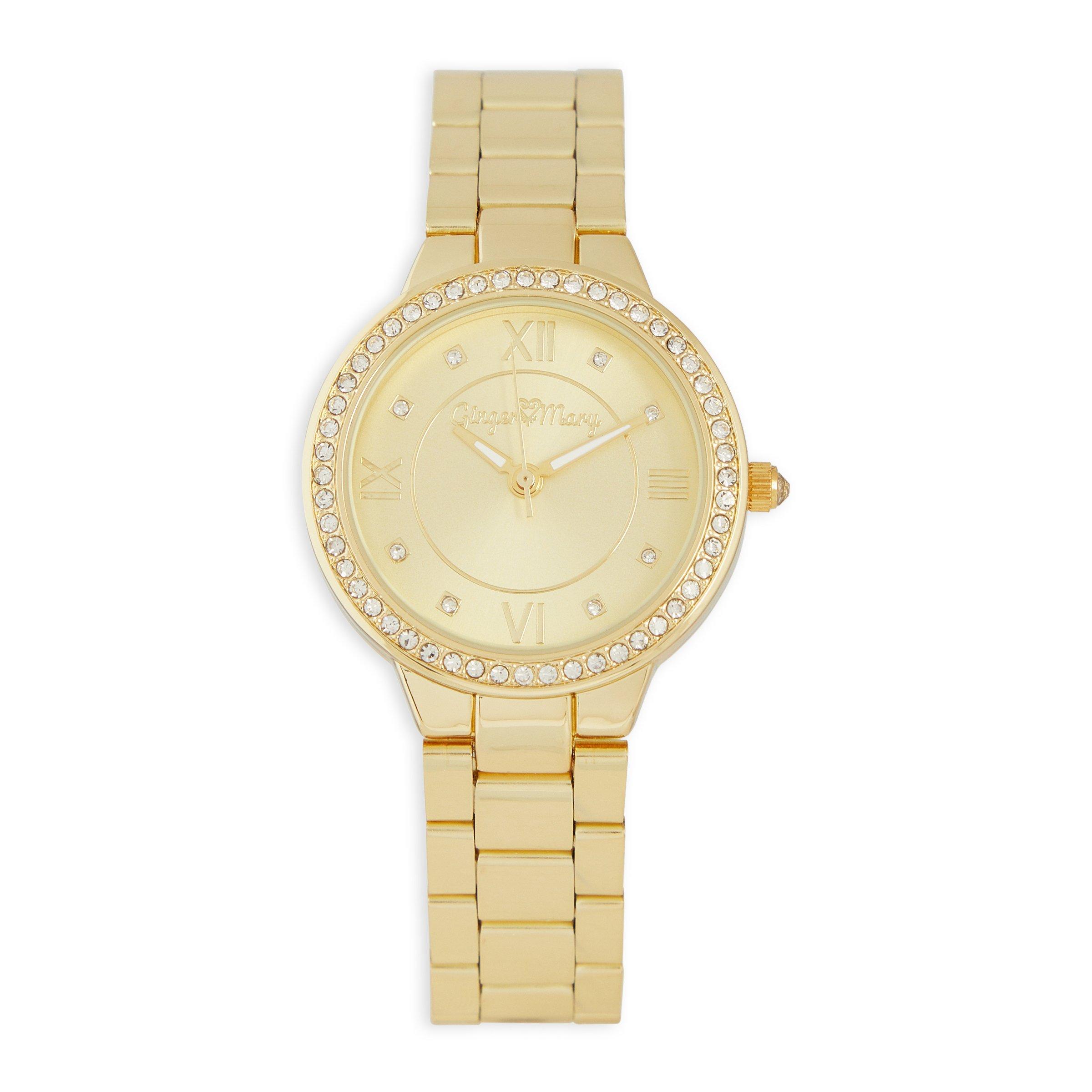 Gold Plated Metal Watch (3225066) | Ginger Mary