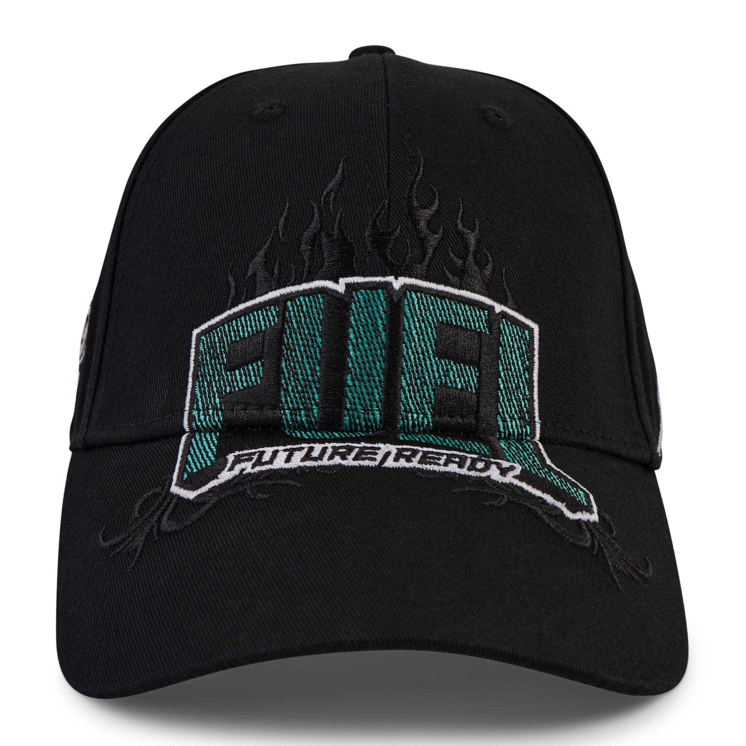 Black Embroidery Peak Cap (3225120) | Fuel