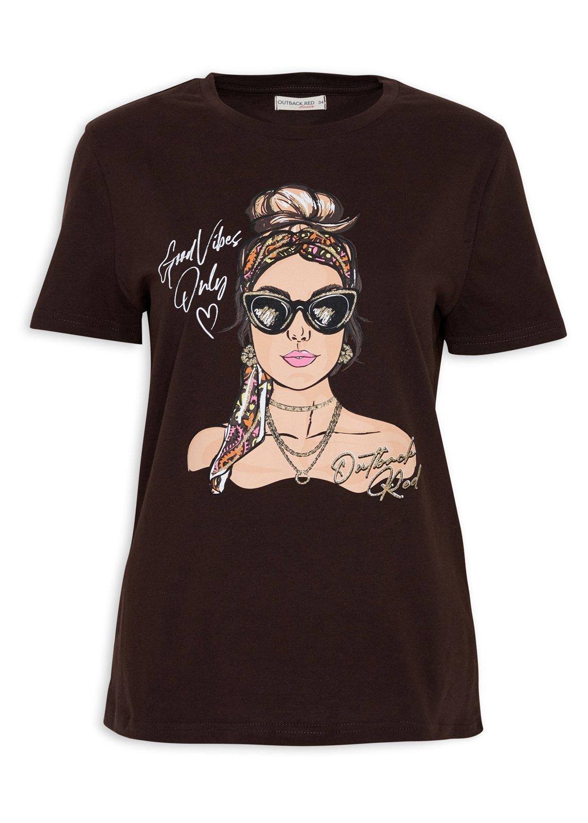 Black Graphic T-shirt (3225135) | OUTBACK RED