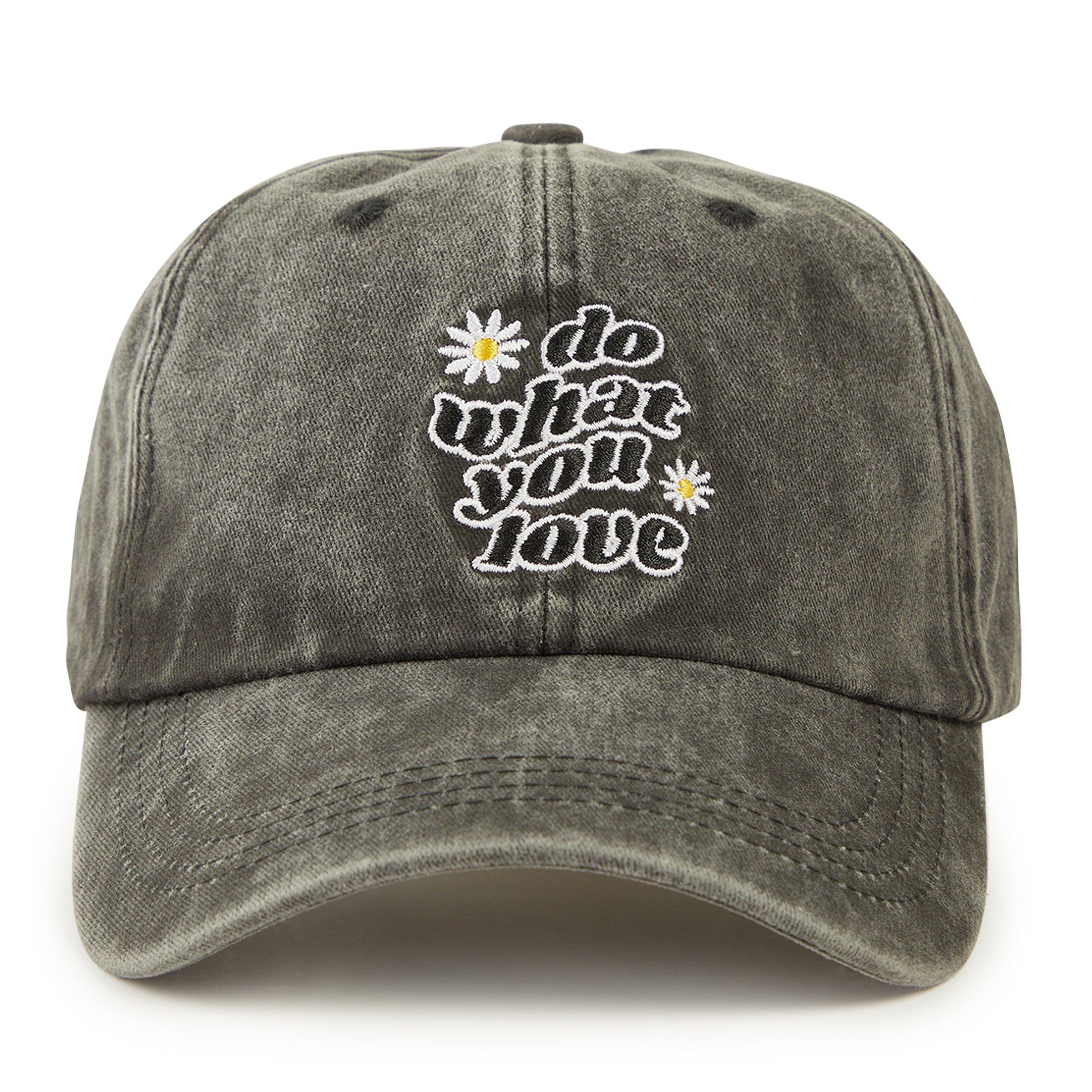 Charcoal Embroidered Peak Cap (3225297) | Identity