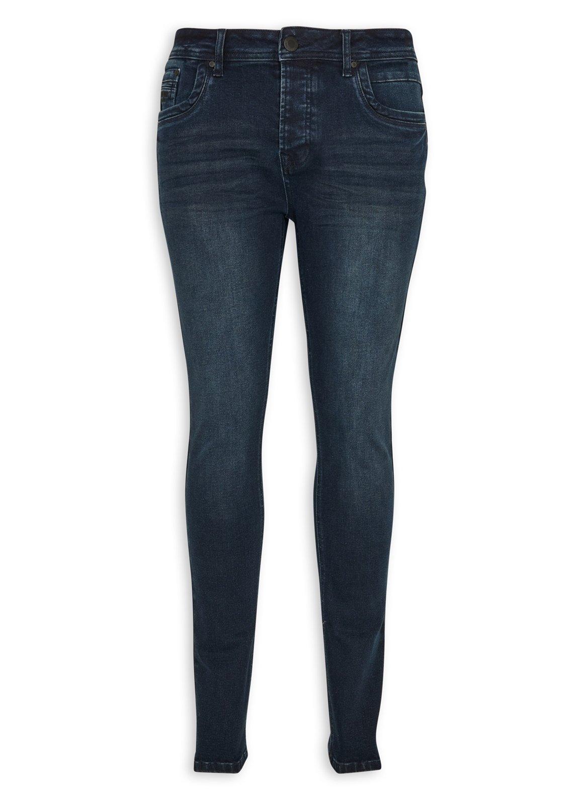 Blue and Black Super Skinny Jeans (3225389) | Hemisphere