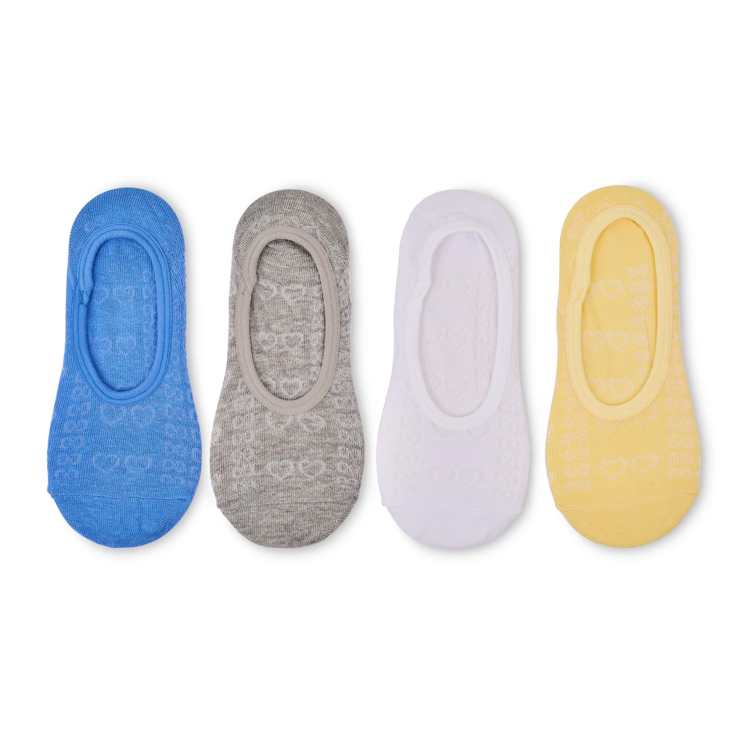 4-pack Blue and Yellow Secret Socks (3225718) | Truworths