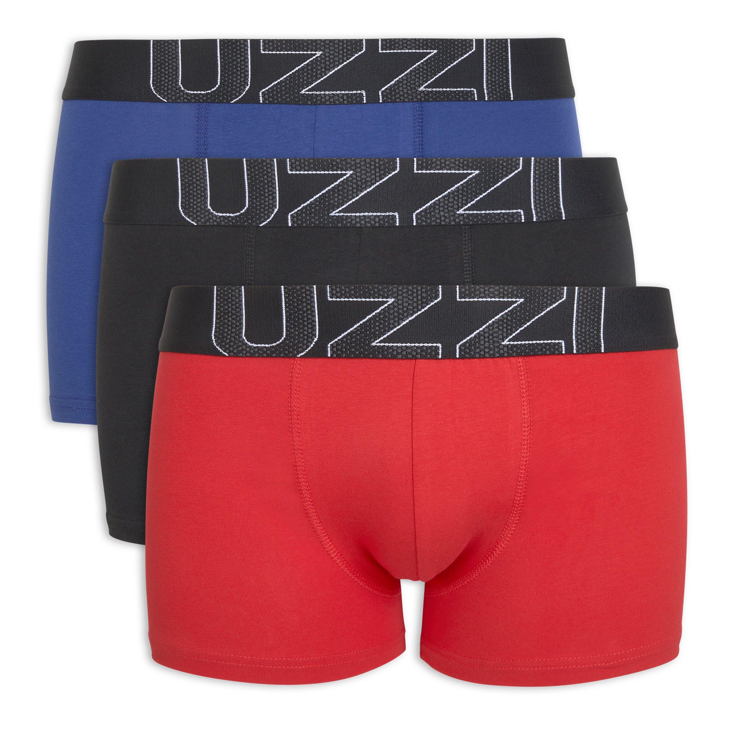 3-Pack Red and Black Bodyshorts (3225849) | UZZI