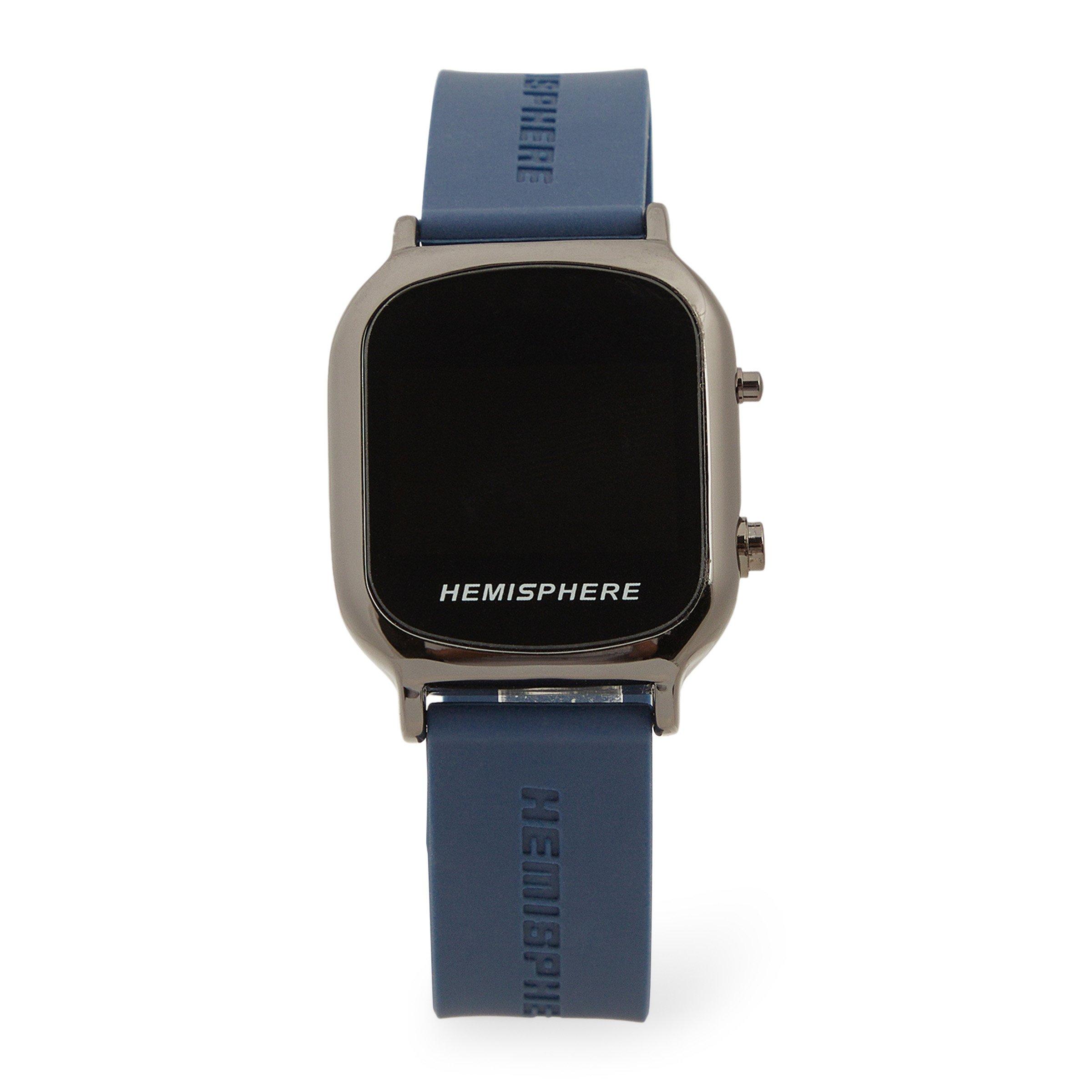 Navy Resin Strap Digital Watch (3225941) | Hemisphere