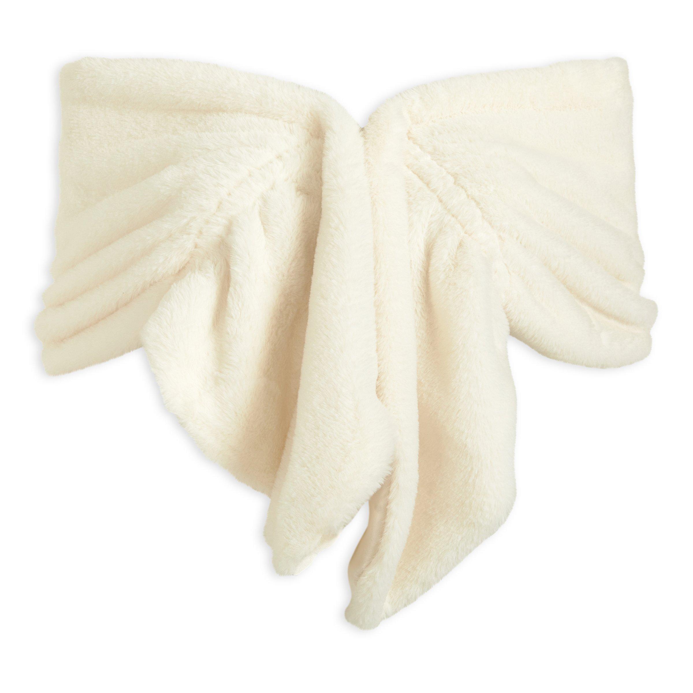 Ivory Faux Fur Bolero (3226010) | RSVP