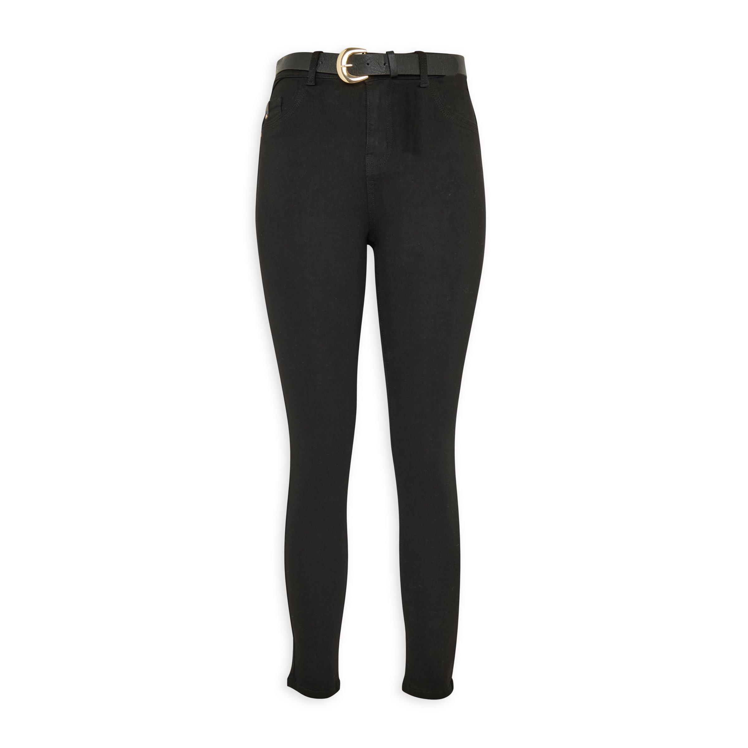 Black Belted Skinny Jeans (3226054) | Identity
