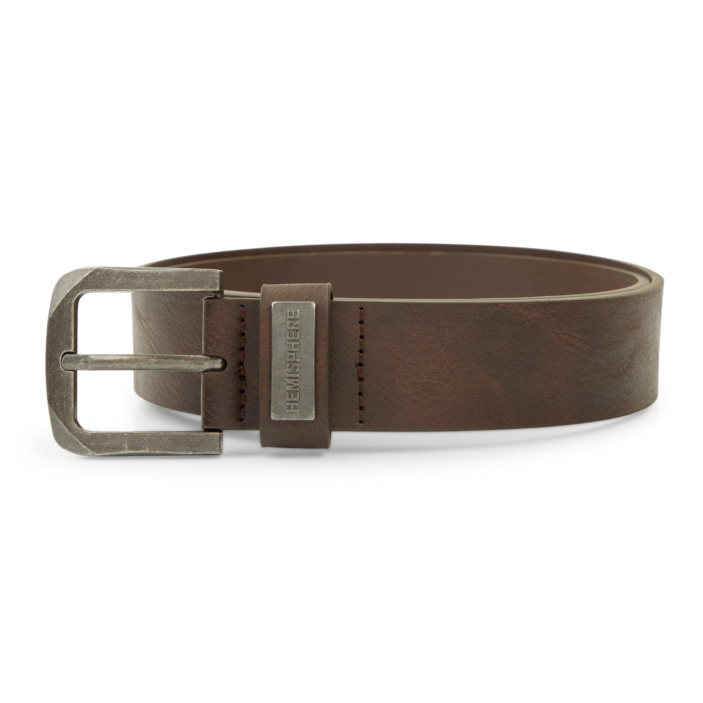 Choc Mitre Edge Detail Belt (3226325) | Hemisphere
