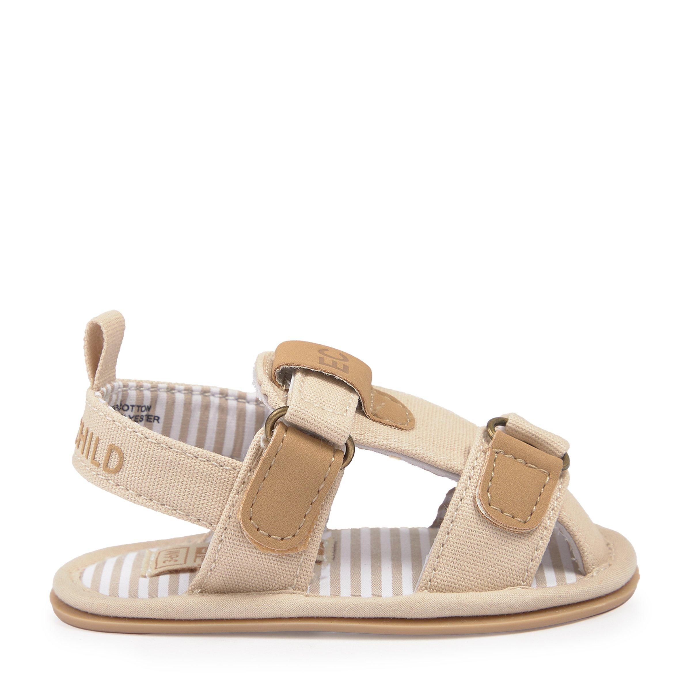 Newborn Boys Beige Sandals (3226357) | Earthchild