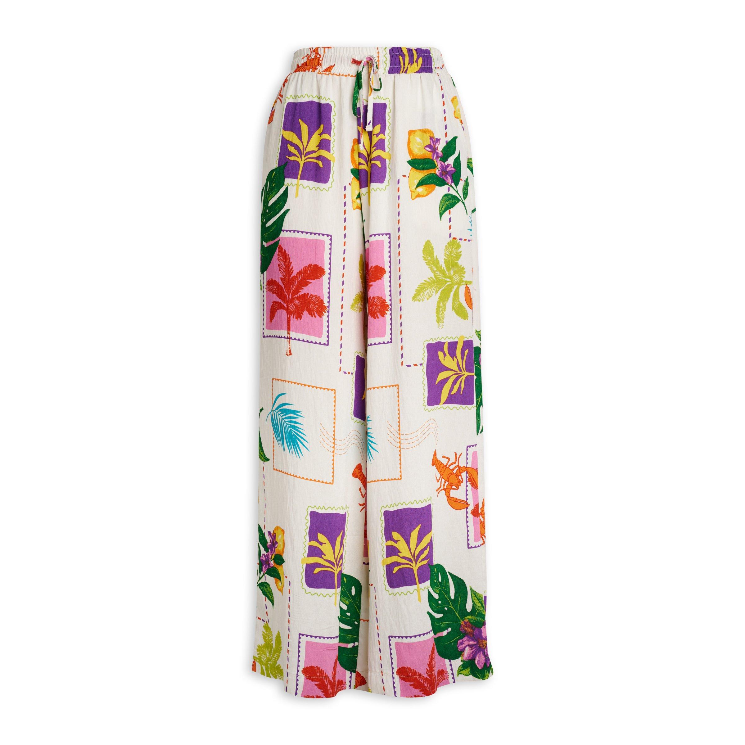 Printed Wide Leg Pants (3226428) | Identity