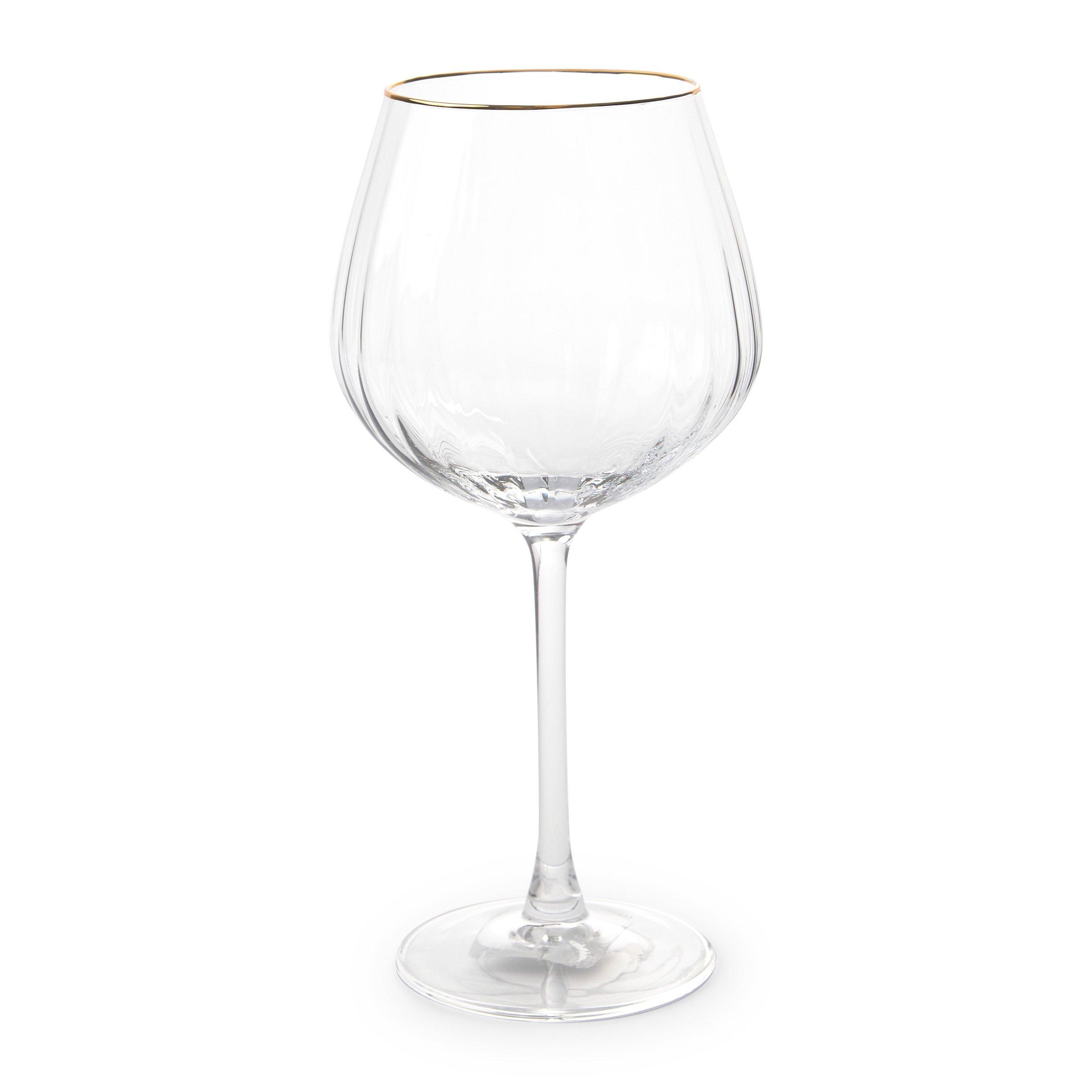 Olivia Gold Rim Wine Glass (3226477) | Loads of Living