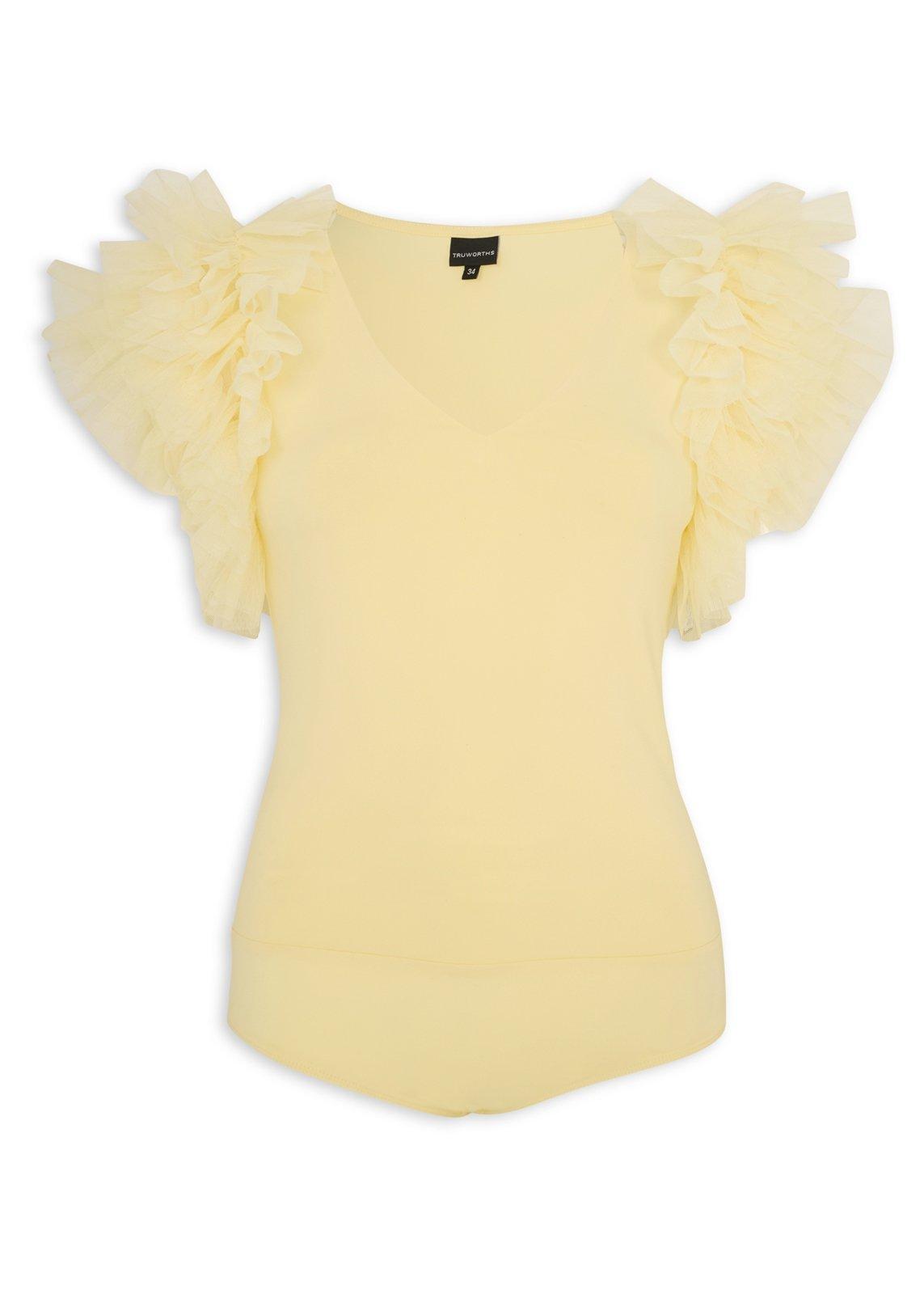 Soft Yellow Tulle Bodysuit (3226588) | Truworths