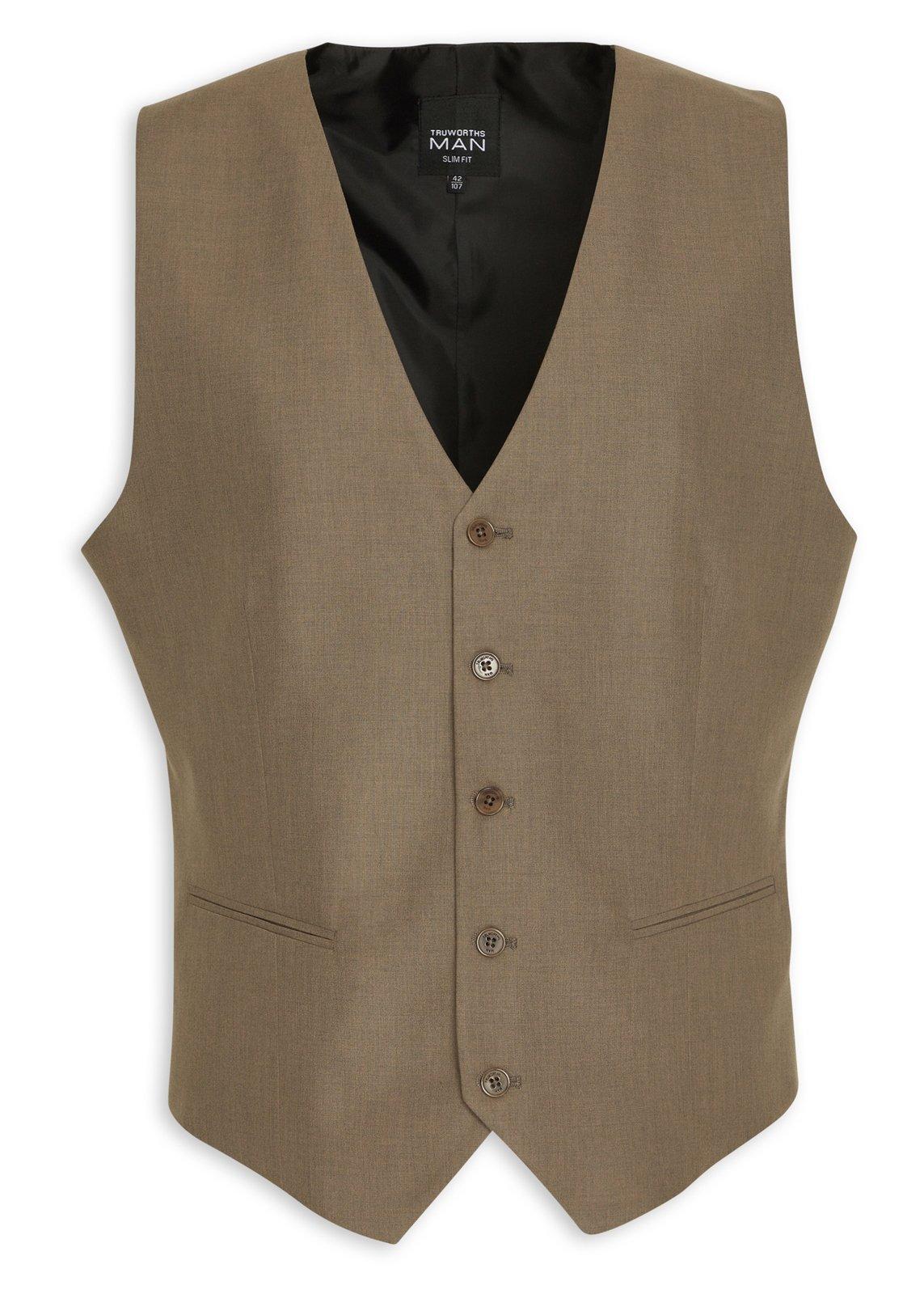 Brown Waistcoat (3226630) | Truworths Man