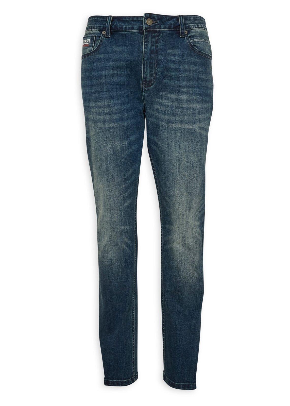 Dark Mid 5-Pocket Regular Jeans (3226921) | UZZI
