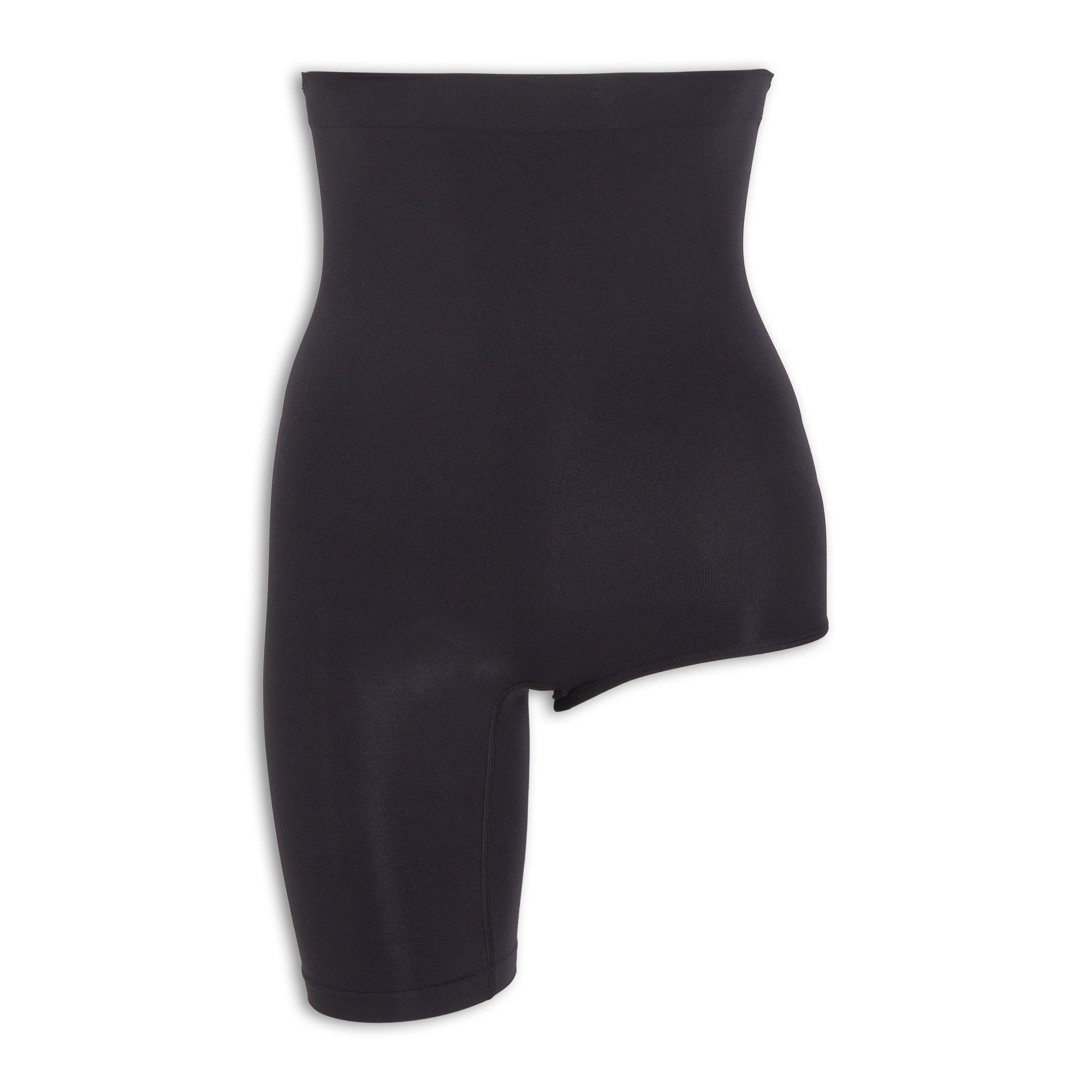 Black One-Leg Shaper Shorts (3227149) | Curvy Betty