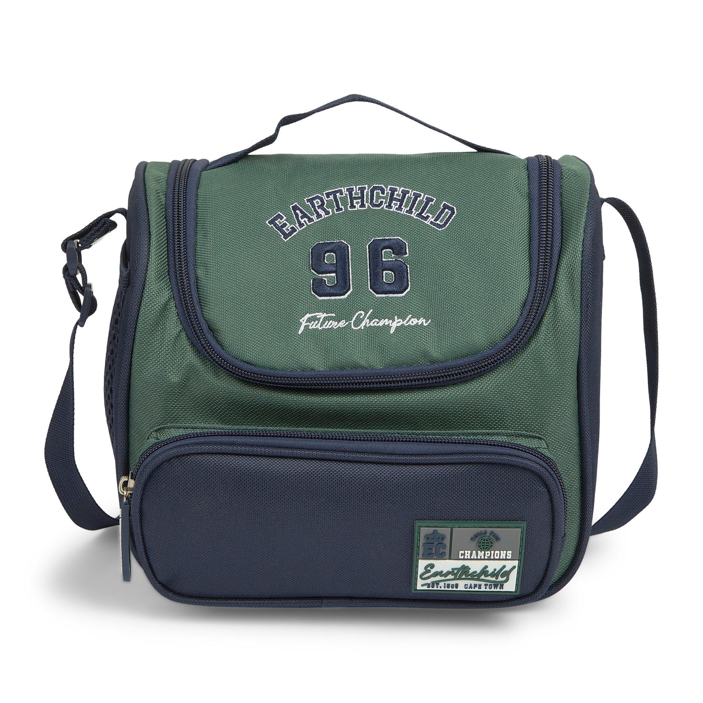 Boys Green Colourblocked Lunch Bag (3227184) | Earthchild