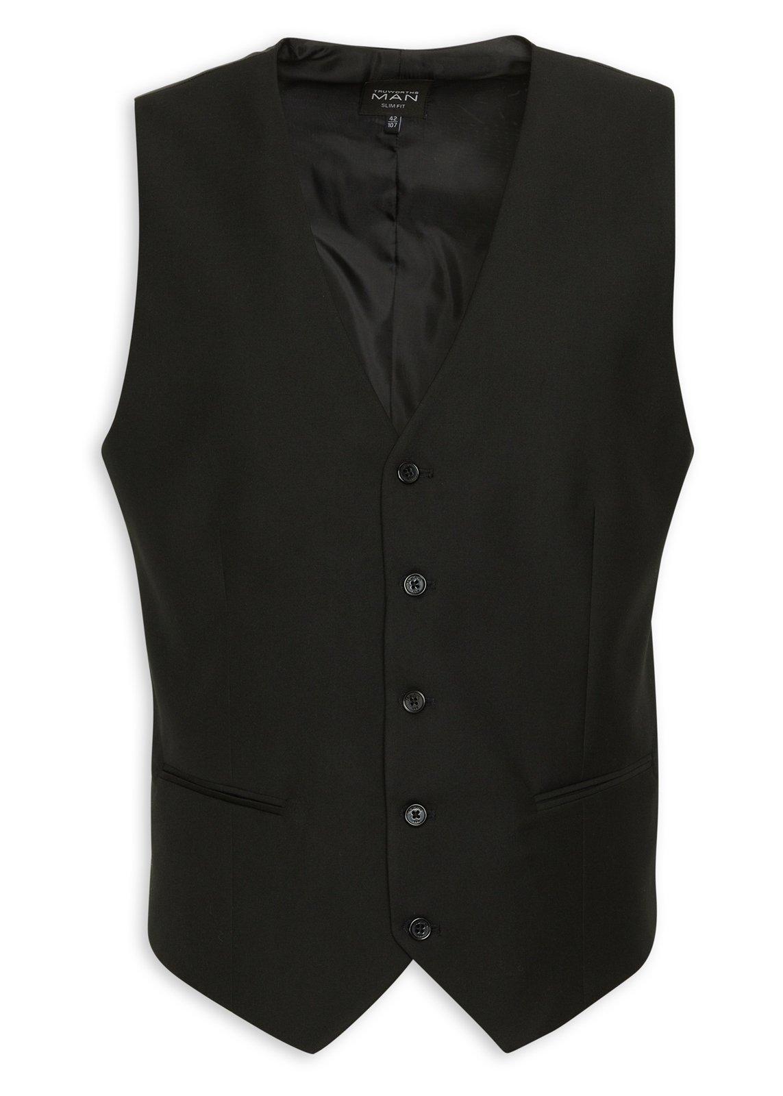 Black Waistcoat (3227210) | Truworths Man