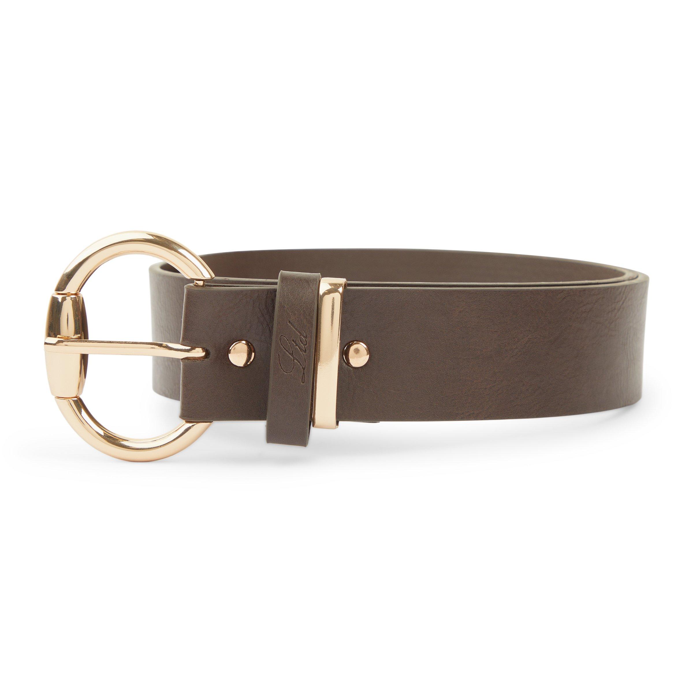 Brown and Gold Statement Belt (3227257) | LTD Woman