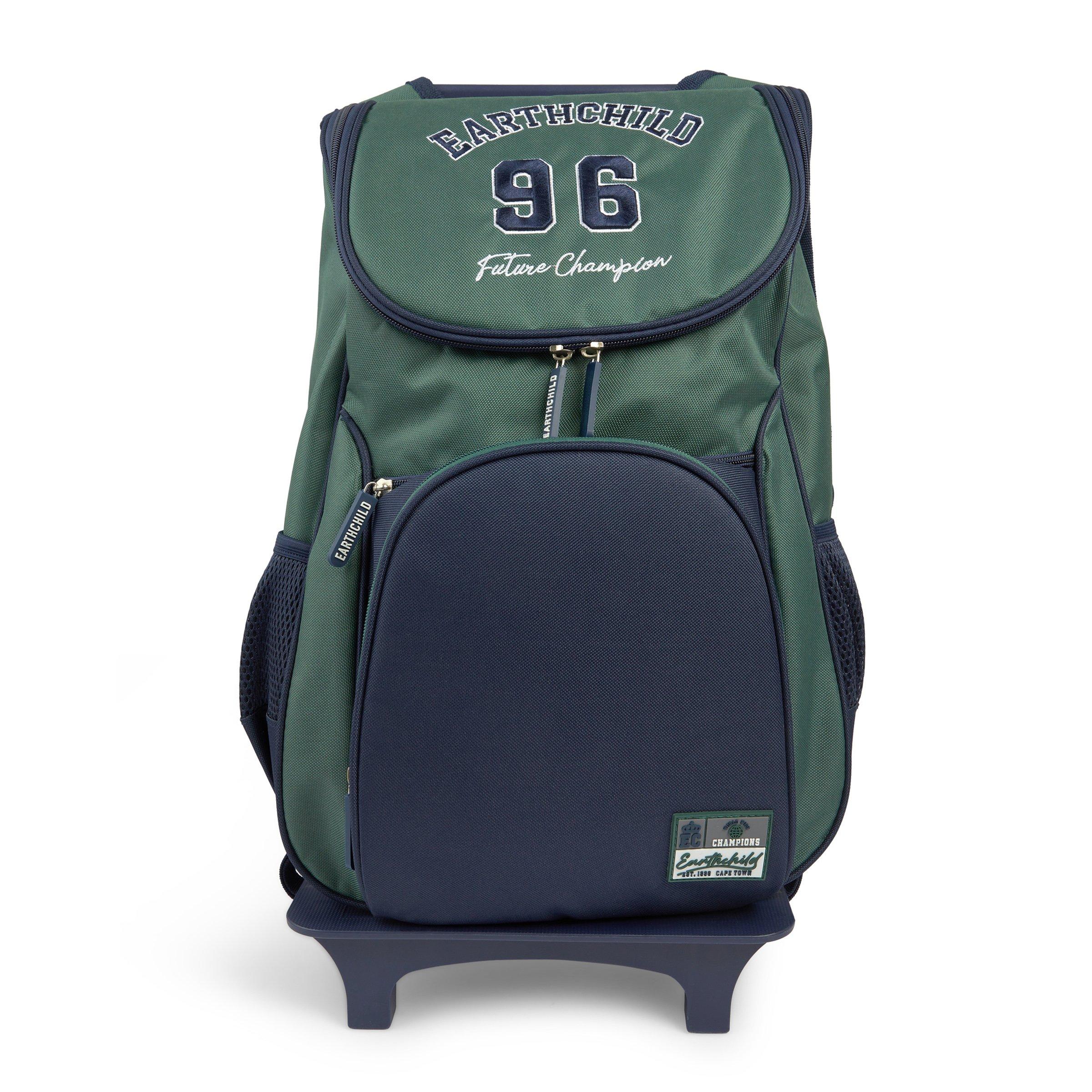 Boys Green Wheelie Backpack (3227339) | Earthchild