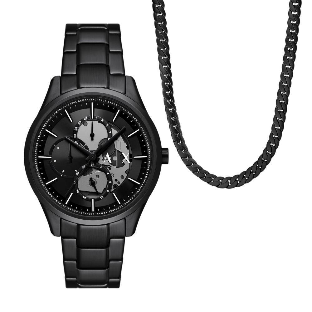Black AX Watch Gift Set (3227500) | Armani Exchange