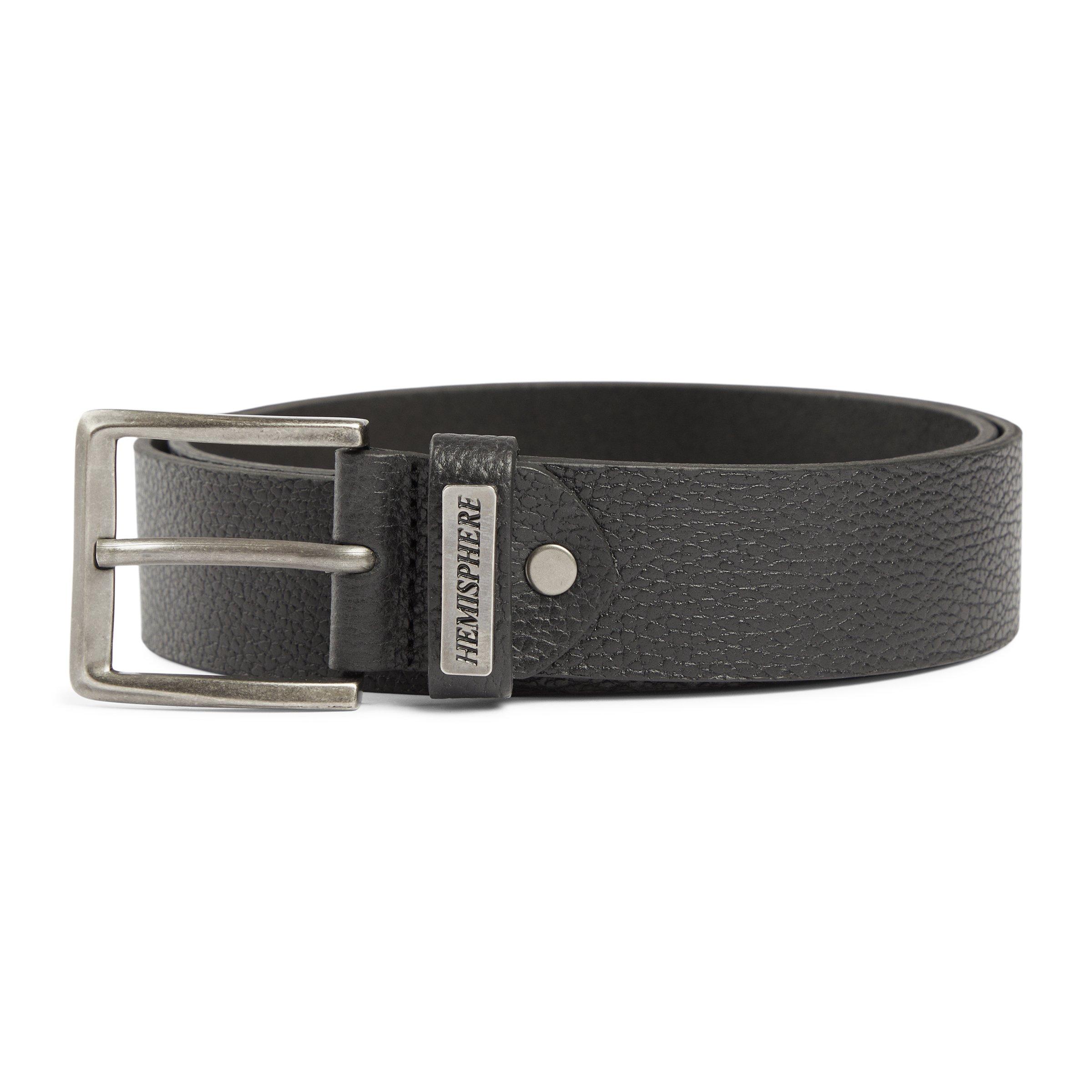 Black Bonded Leather Belt (3227863) | Hemisphere