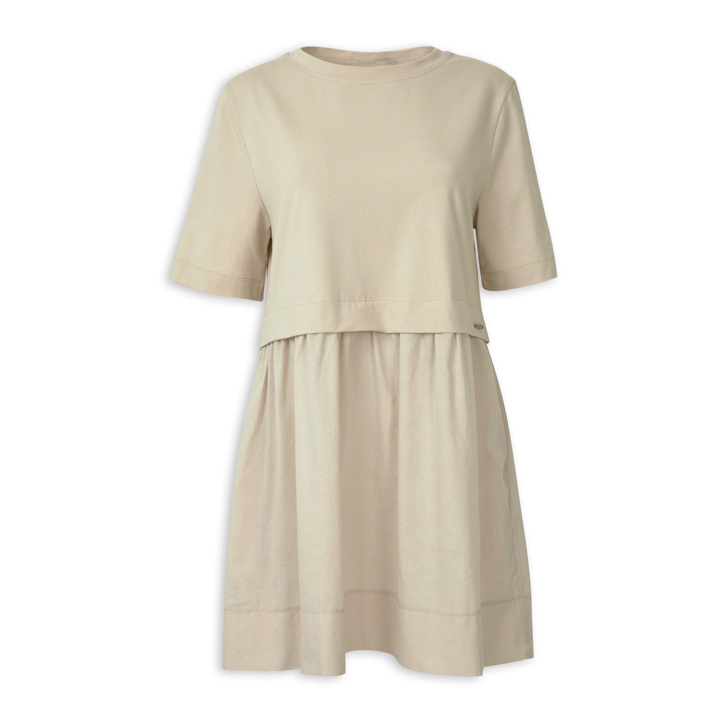 Beige Combo Tunic Top (3227875) | Earthaddict