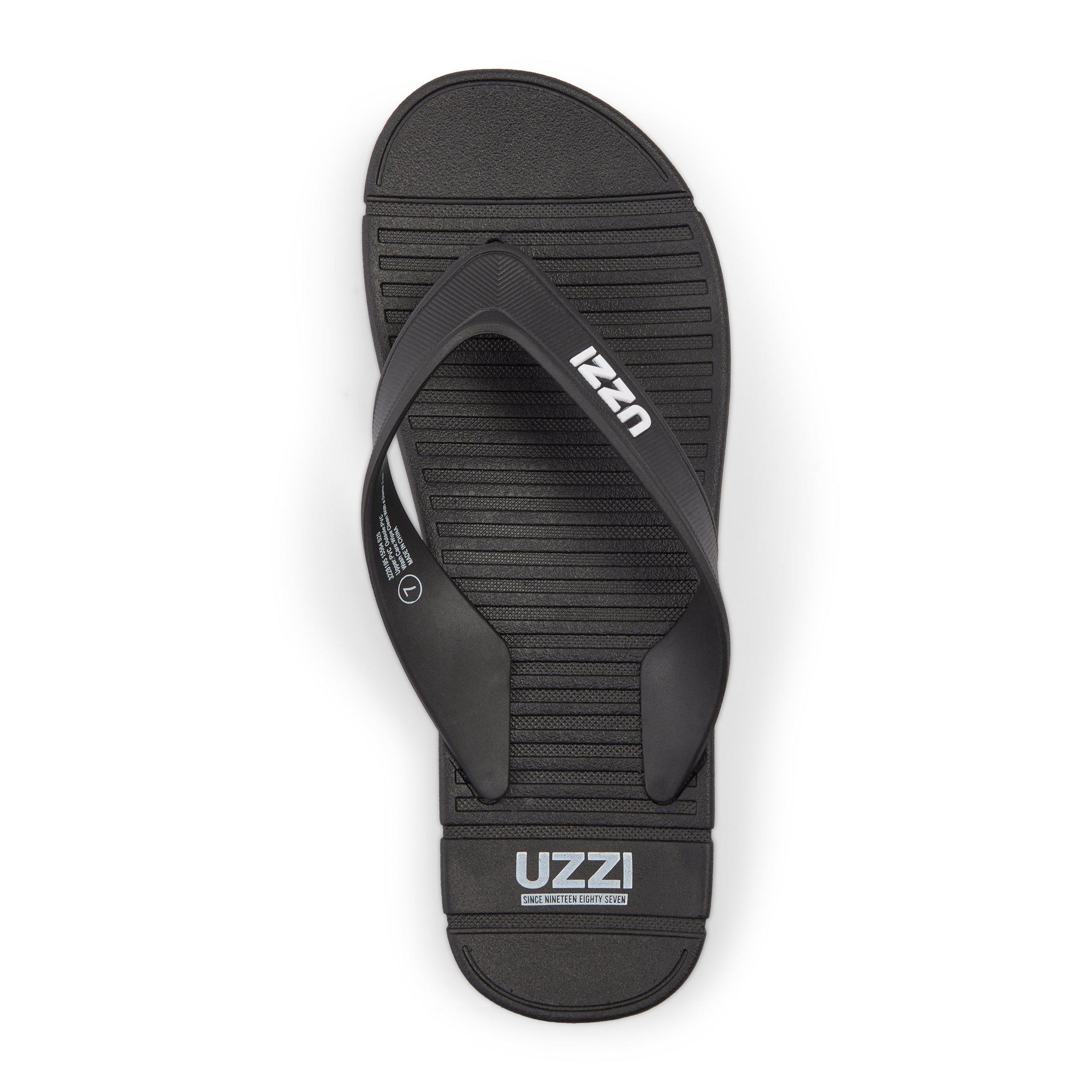 Black Moulded Flip Flop (3228195) | UZZI
