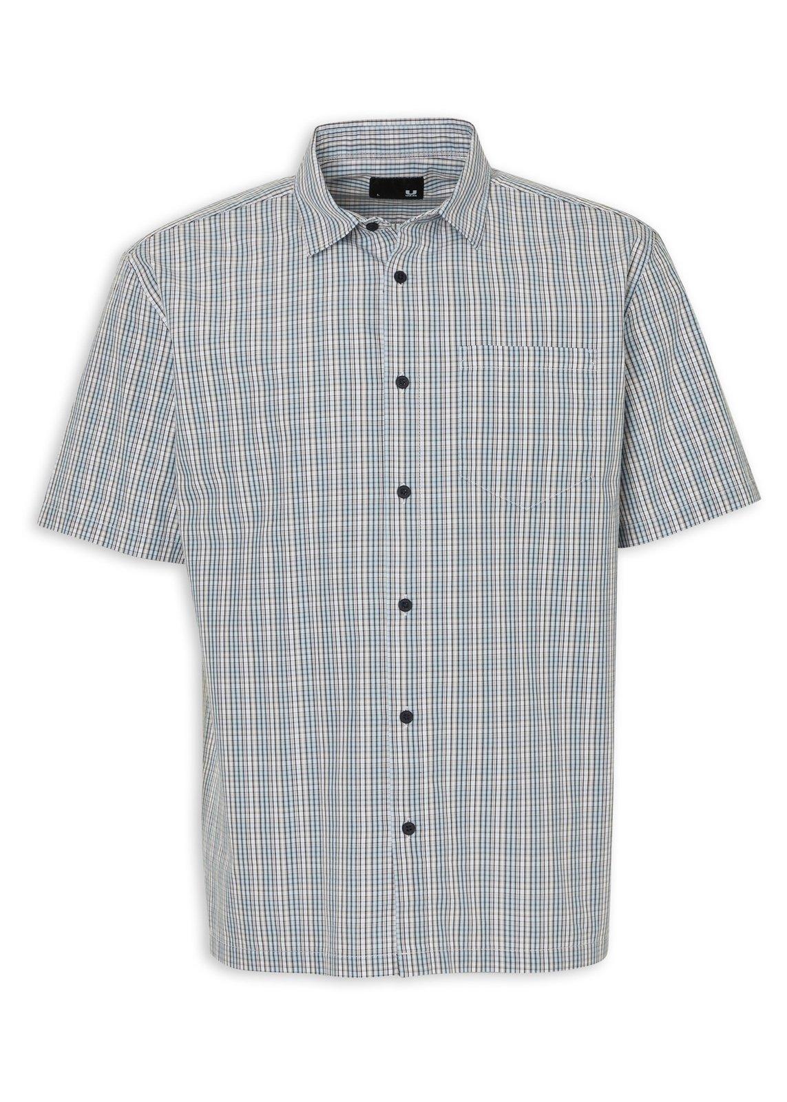 Micro Check Regular Shirt (3228630) | UZZI