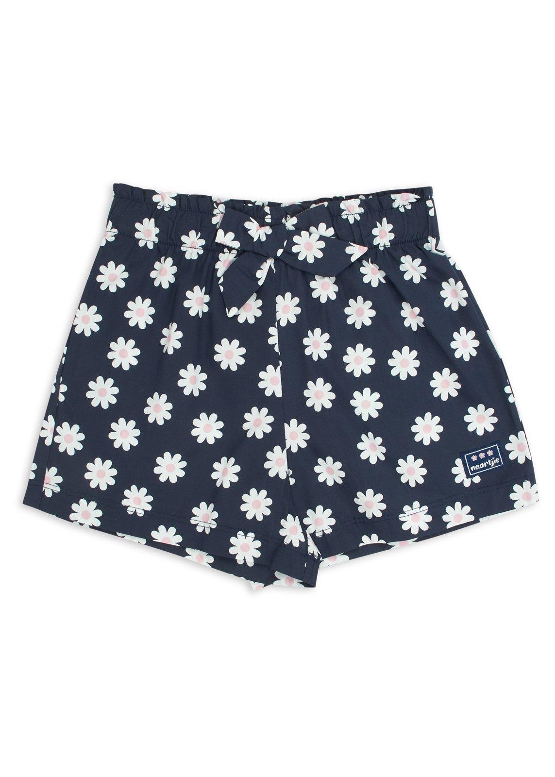 Kid Girls Navy Daisy Print Shorts (3228907) | Naartjie