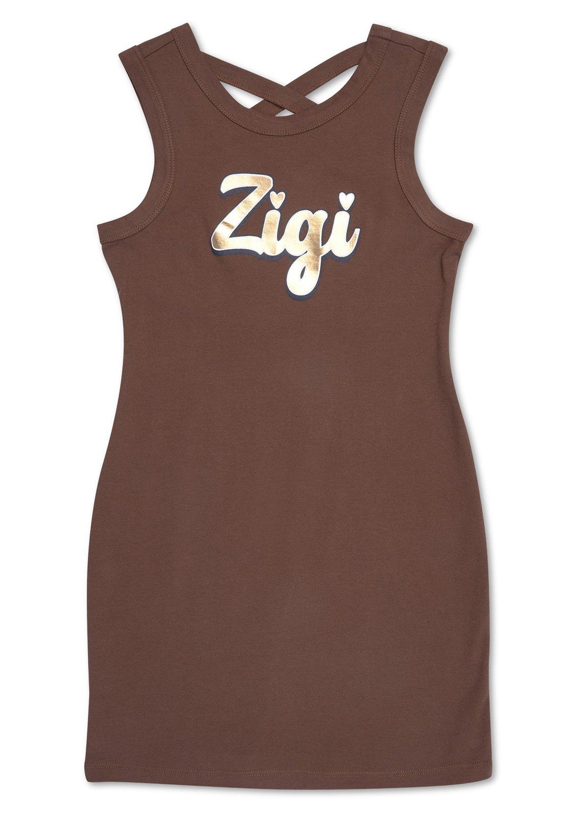 Girls Brown Dress (3229134) | LTD Kids