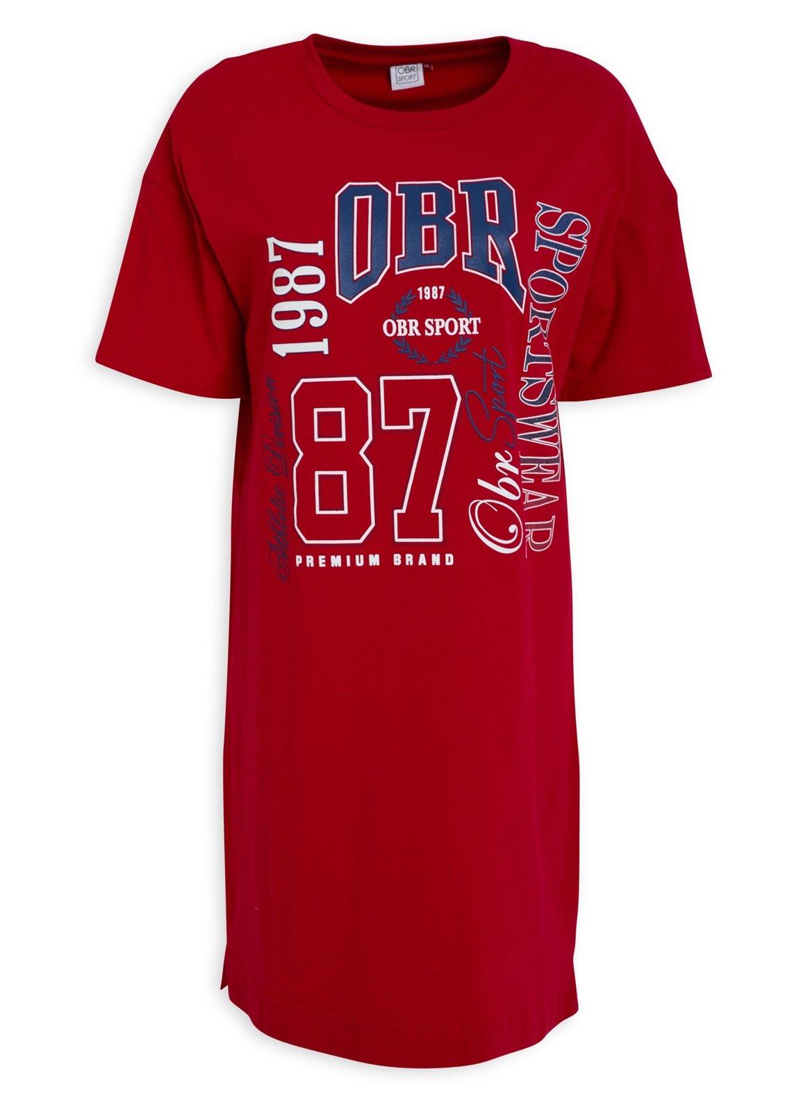 Red Branded T-shirt Print Dress (3229328) | OUTBACK RED Sport
