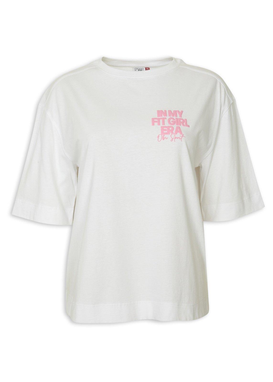 White and Pink Graphic Boxy T-shirt (3229868) | OUTBACK RED Sport