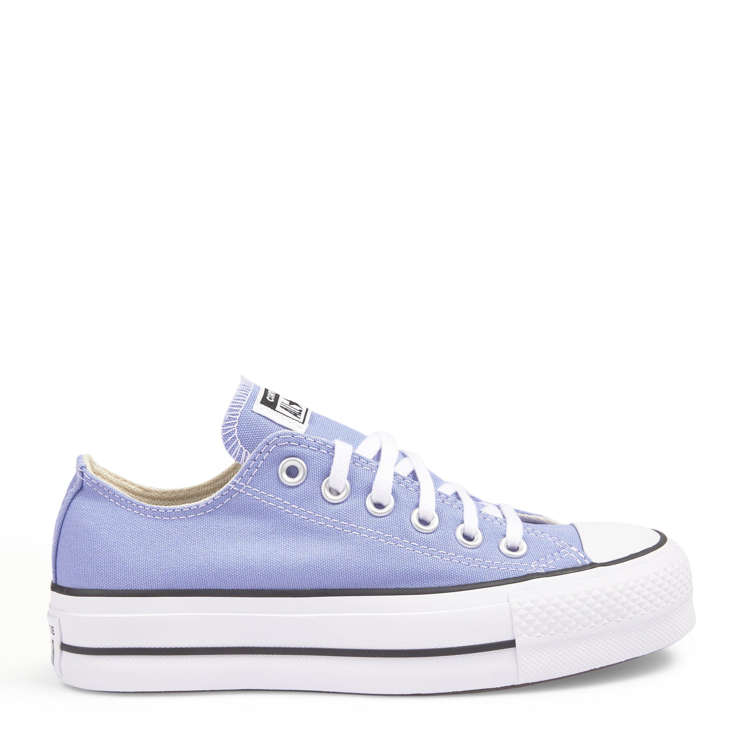 Purple All Star Canvas Lo Platform Sneakers (3230133) | Converse
