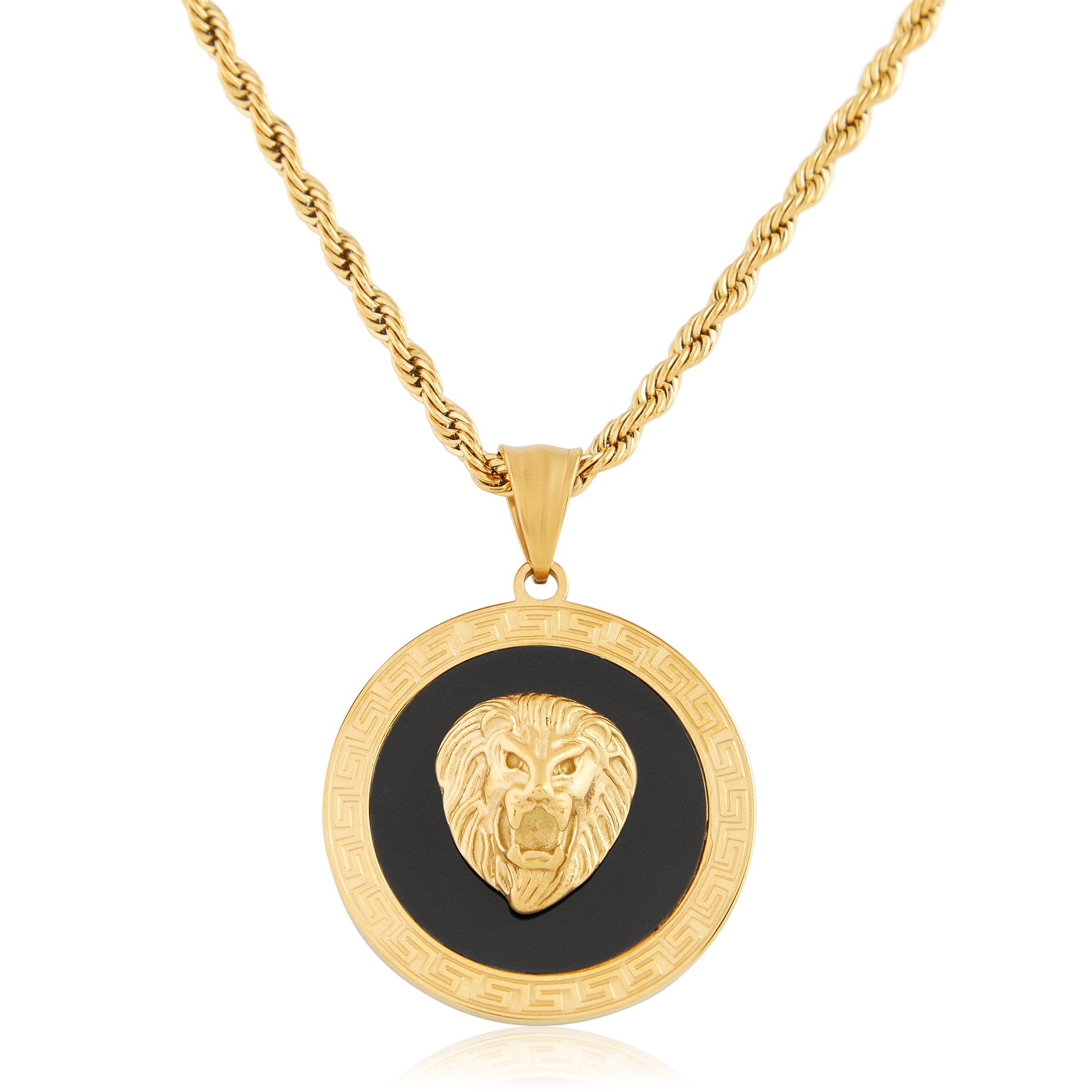 Stainless Steel Rope Lion Chain Necklace (3230448) | Stainless Steel