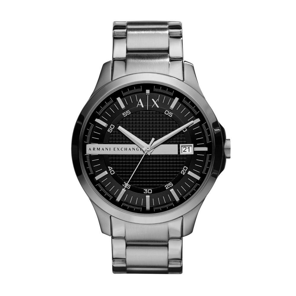 Silver Steel Hampton AX Watch (3230749) | Armani Exchange