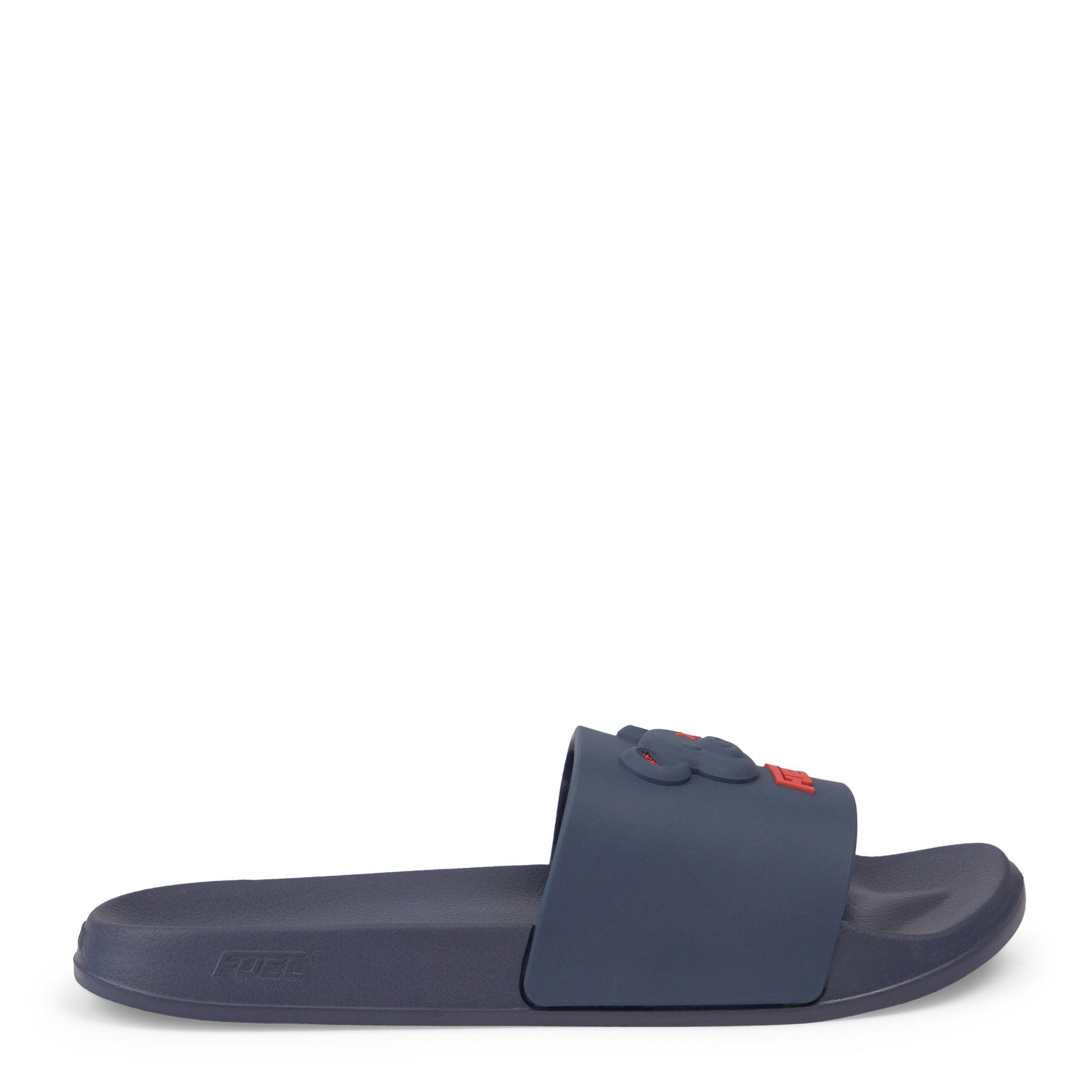 Navy Rubber Character Pool Sandal (3232325) | Fuel