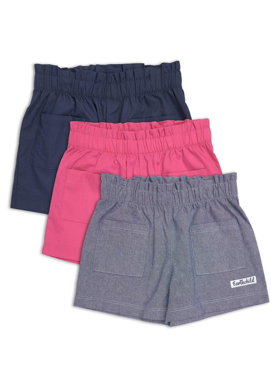 Baby Girls 3-pack Shorts (3232523) | Earthchild