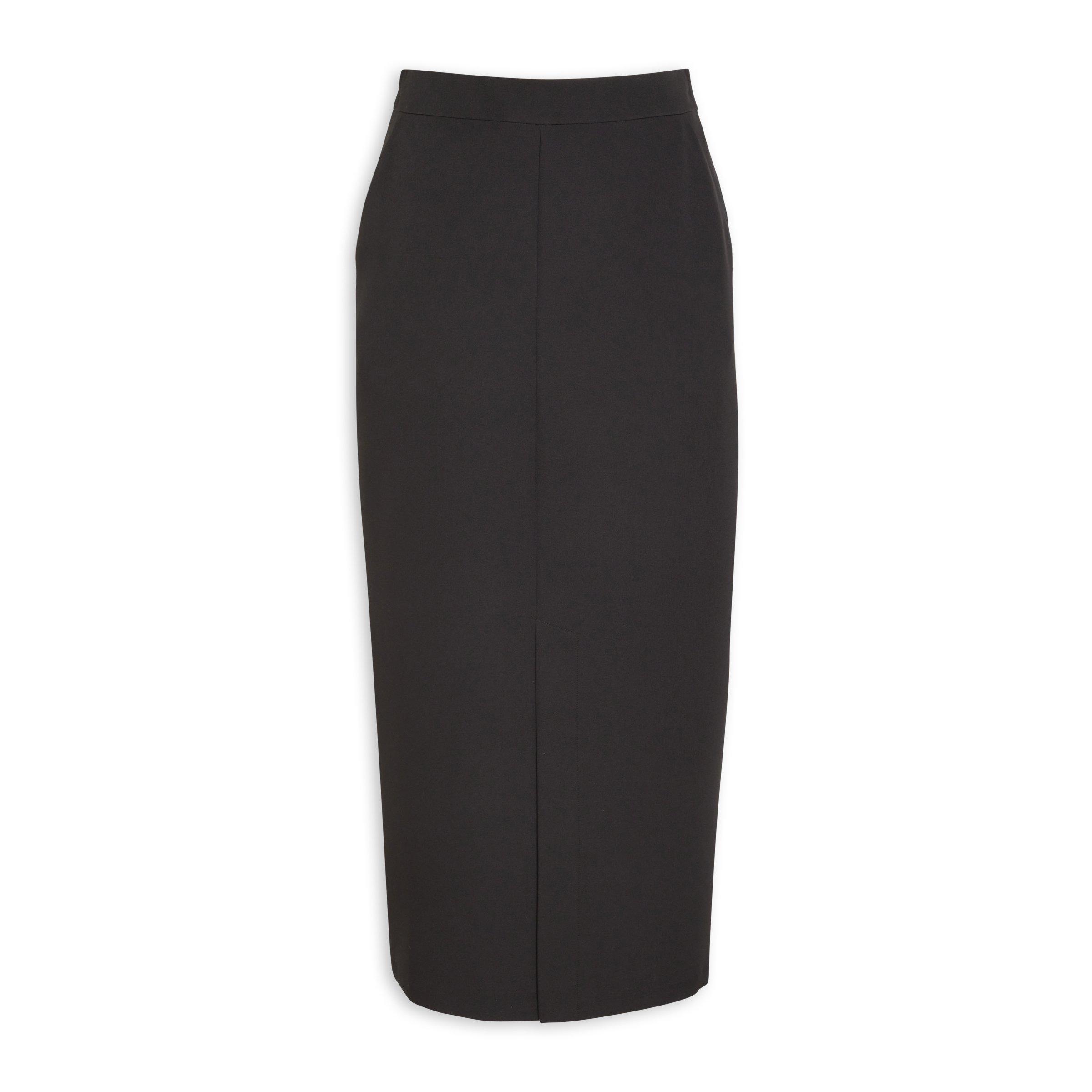 Black Column Suit Skirt (3233313) | Truworths